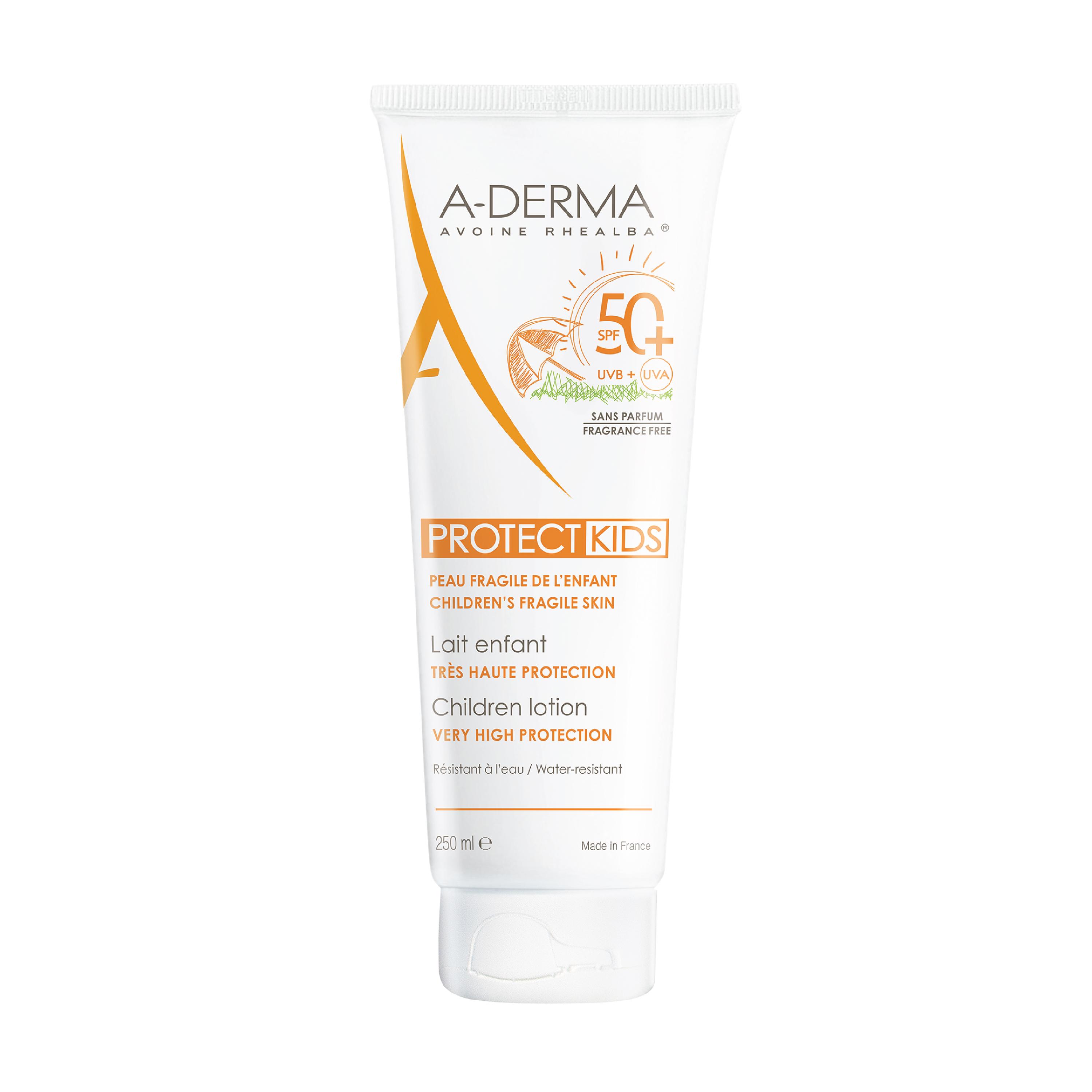 A-Derma Protect Kids Lotion SPF50+, 250 ml - Solkrem - Farmasiet.no
