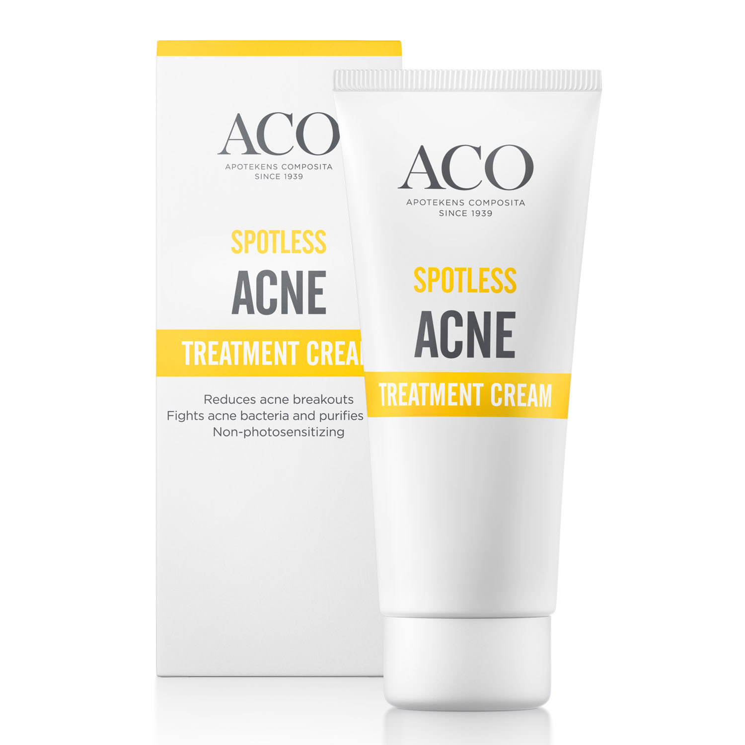 ACO Spotless Acne Skin Treatment Cream, 30 g - Akne - Farmasiet.no