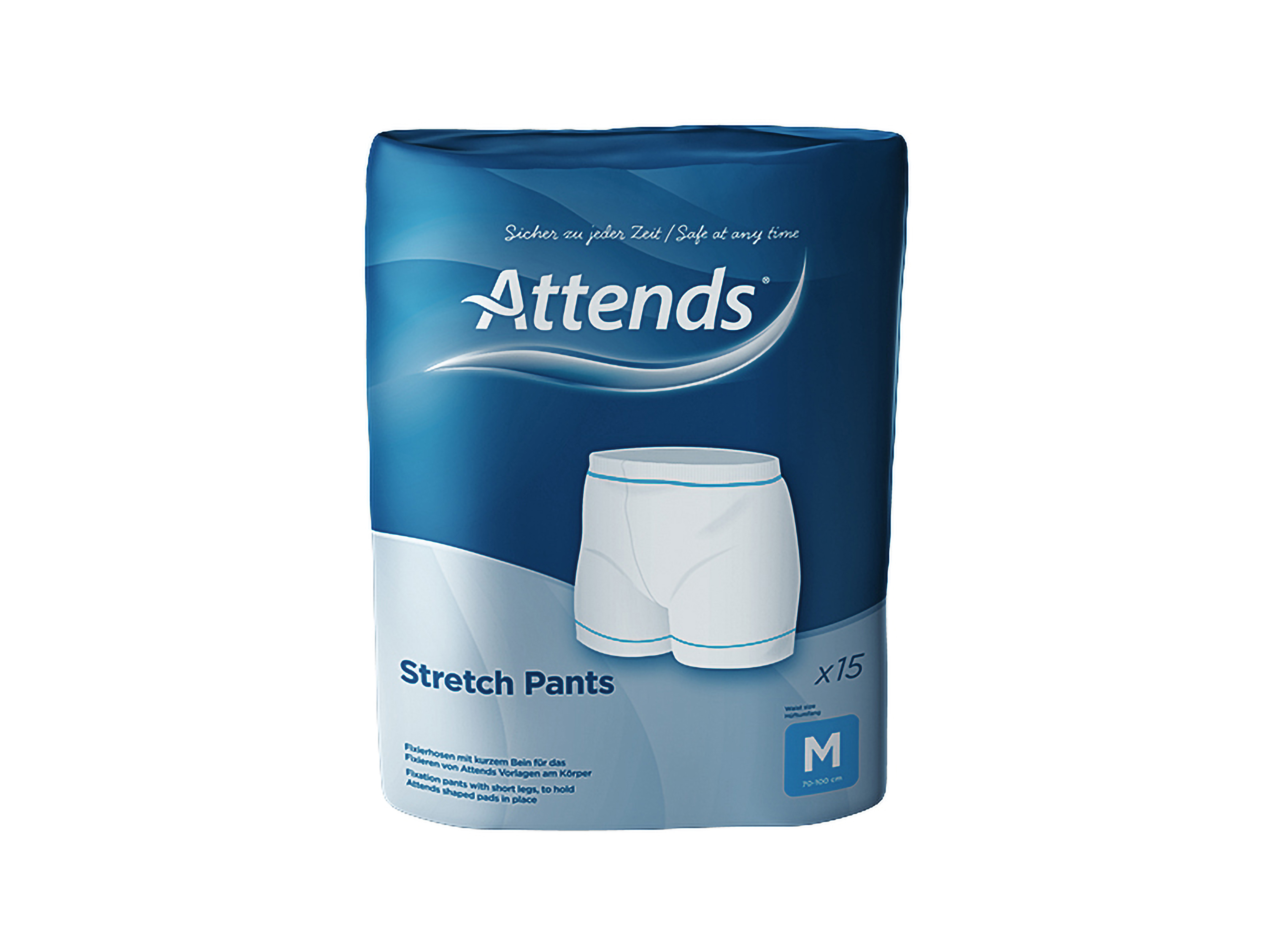 Attends Stretchpants nettingtruse, Unisex, Medium, 15 stk - Truser ...