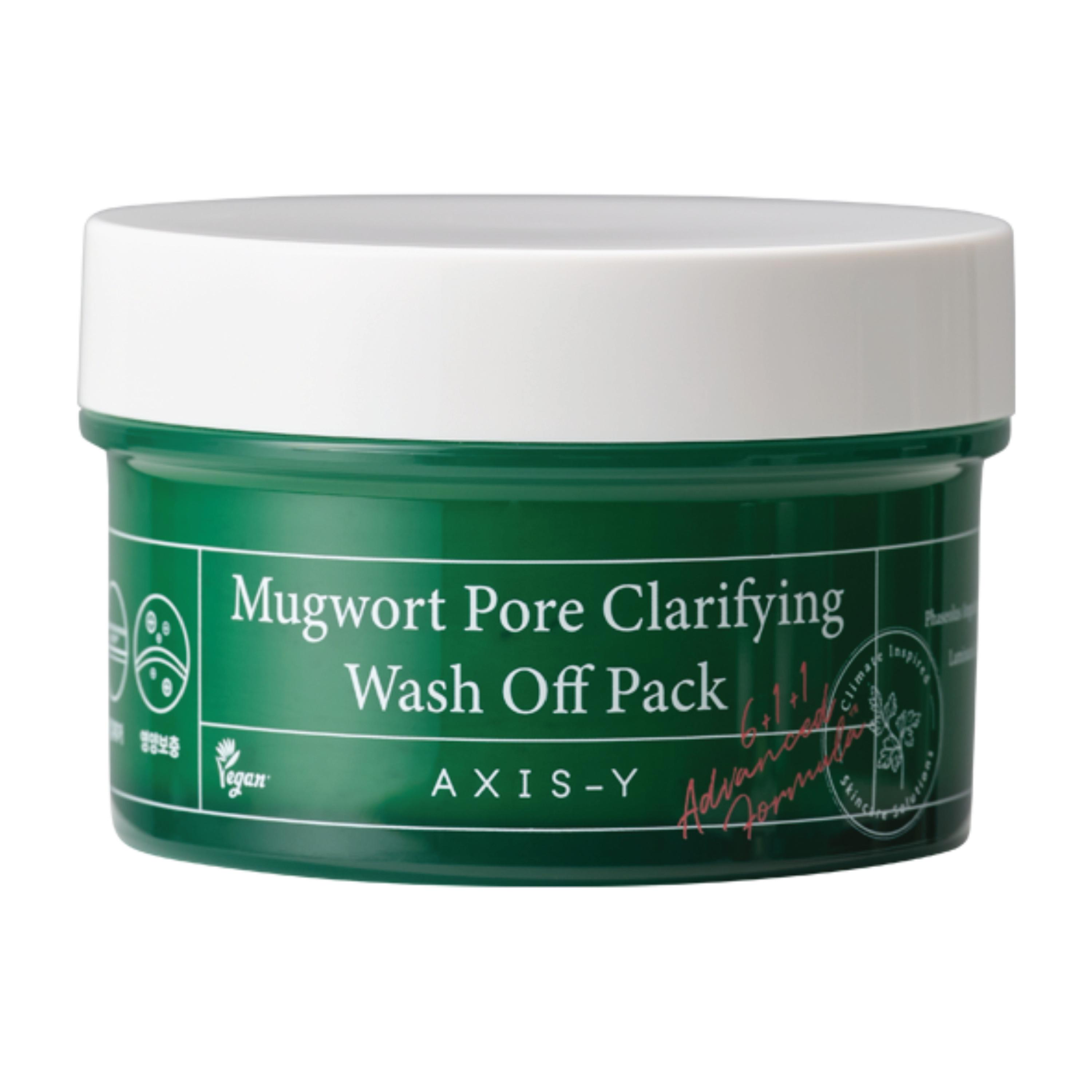 Axis-Y Mugwort Pore Clarifying Wash Off Pack, 100 ml - Ansiktsmasker og ...