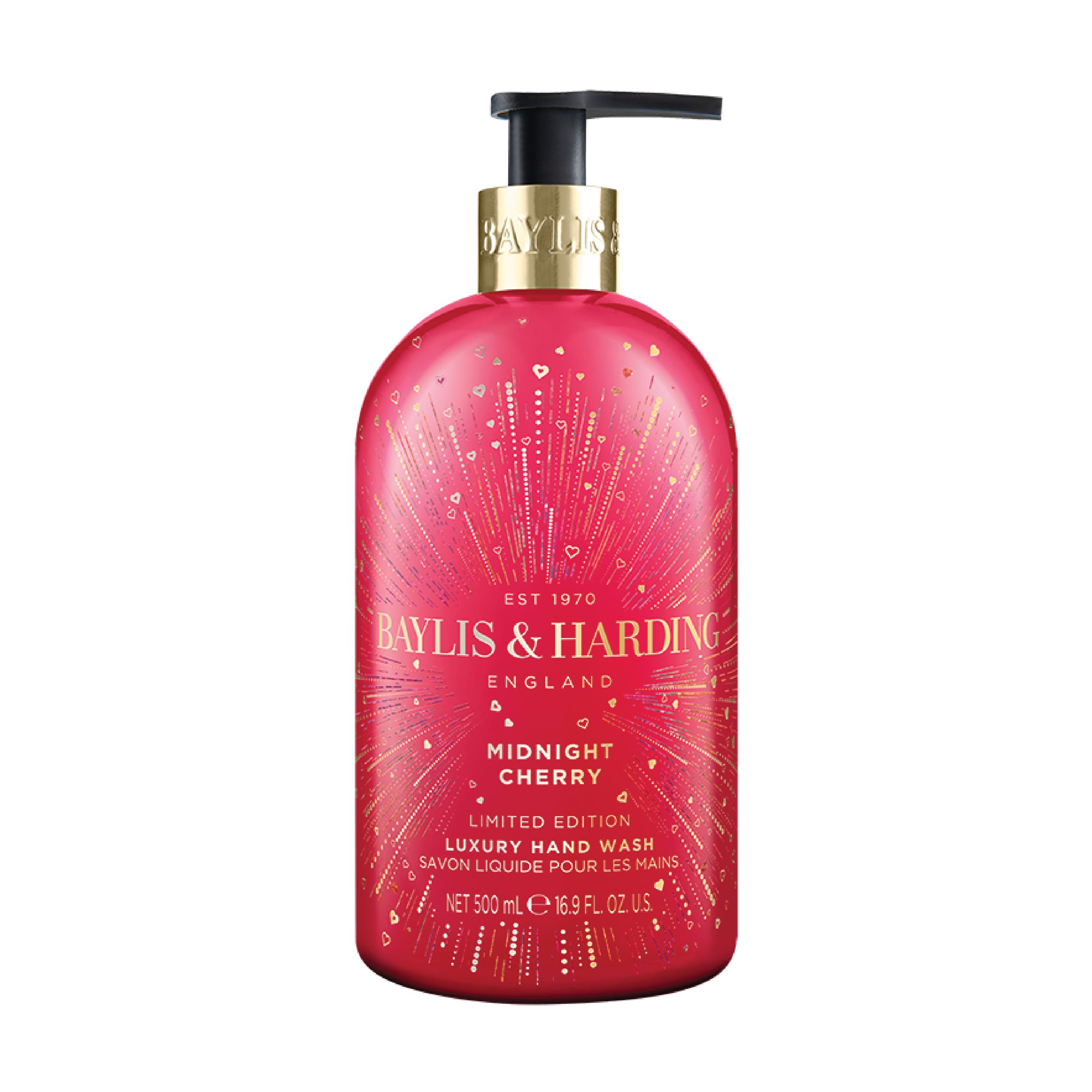 Baylis & Harding Midnight Cherry Hand Wash, 500 ml - Hånd og negl ...
