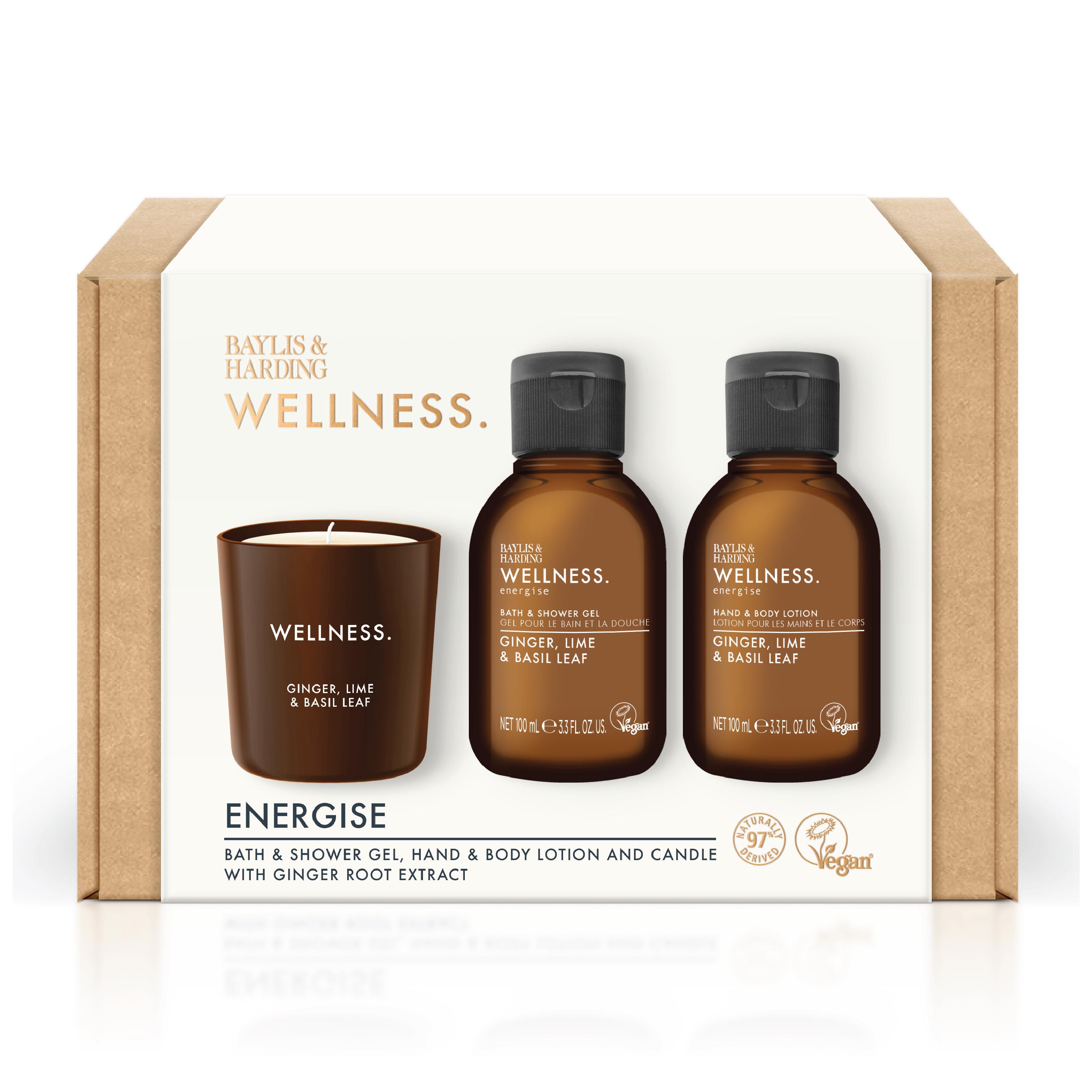 Baylis & Harding Wellness Candle Gift Set, 1 sett - Dusj og bad ...