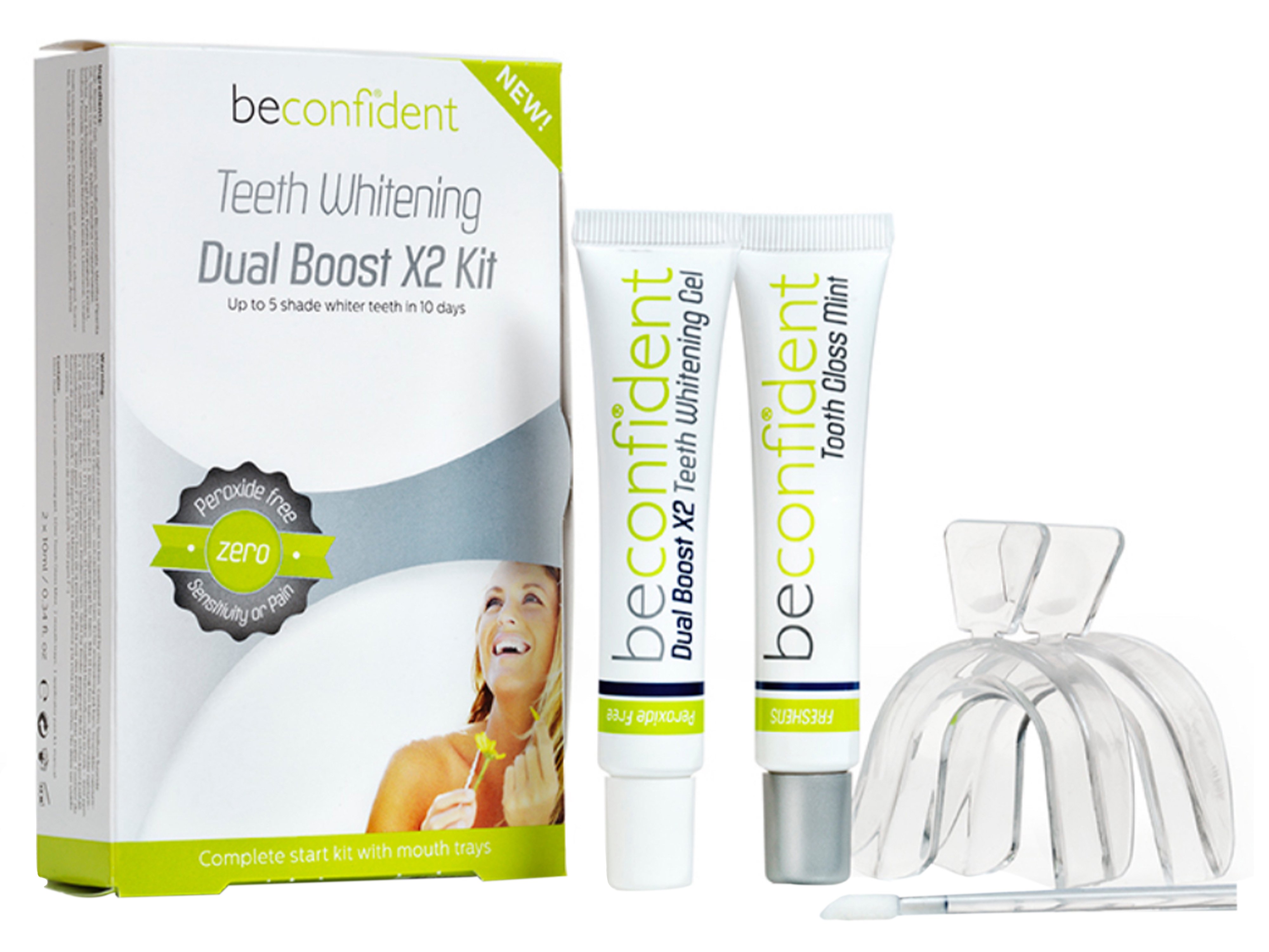 Beconfident Teeth Whitening Boost Kit, 1 sett - Hvitere tenner ...