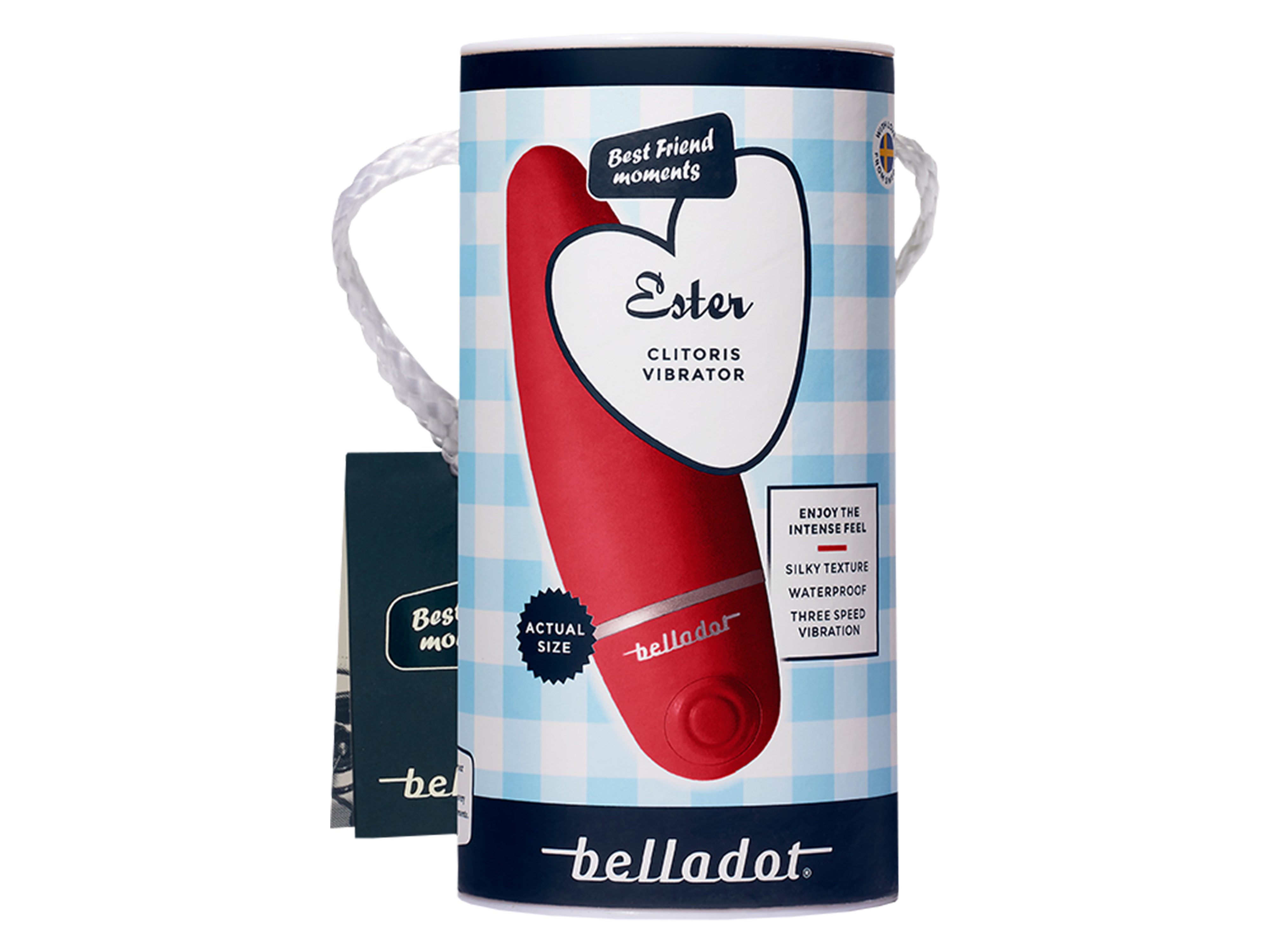 Belladot Ester Clitoris Vibrator, Rød, 1 stk. - Sexhjelpemidler ...