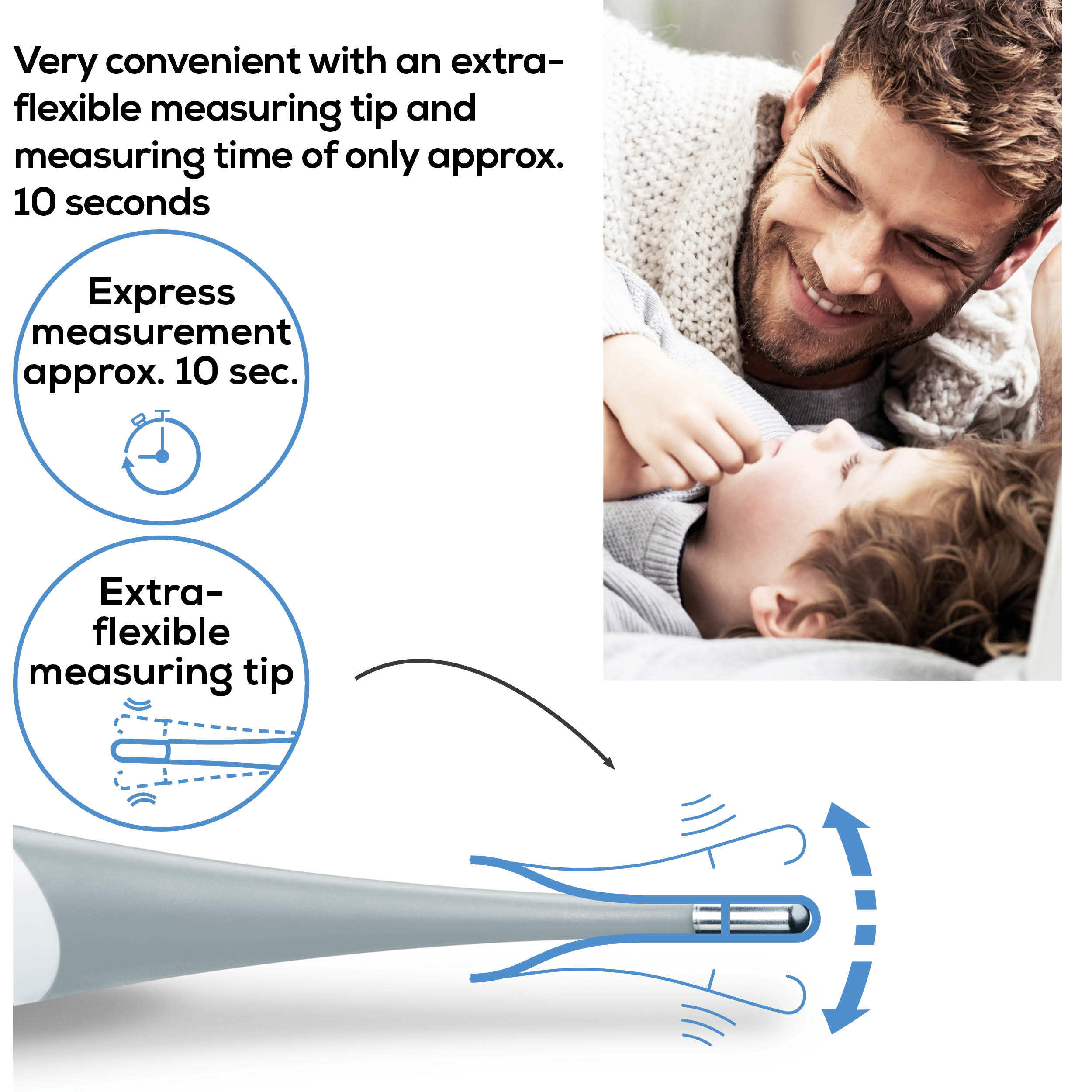 Beurer FT 15/1 Febertermometer, 1 stk. - Termometer - Farmasiet.no