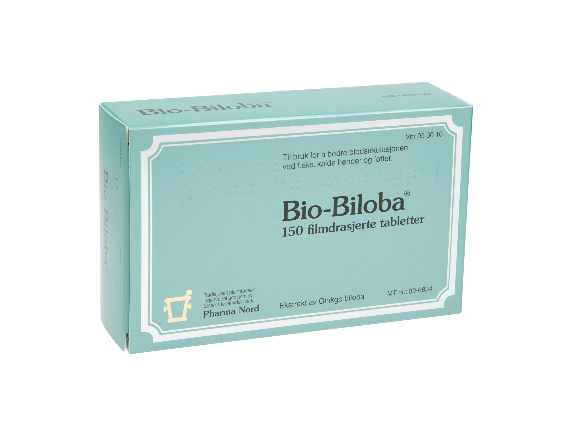 Pharma Nord Bio-Biloba tabletter 100mg, 150 stk. - Plantebaserte ...