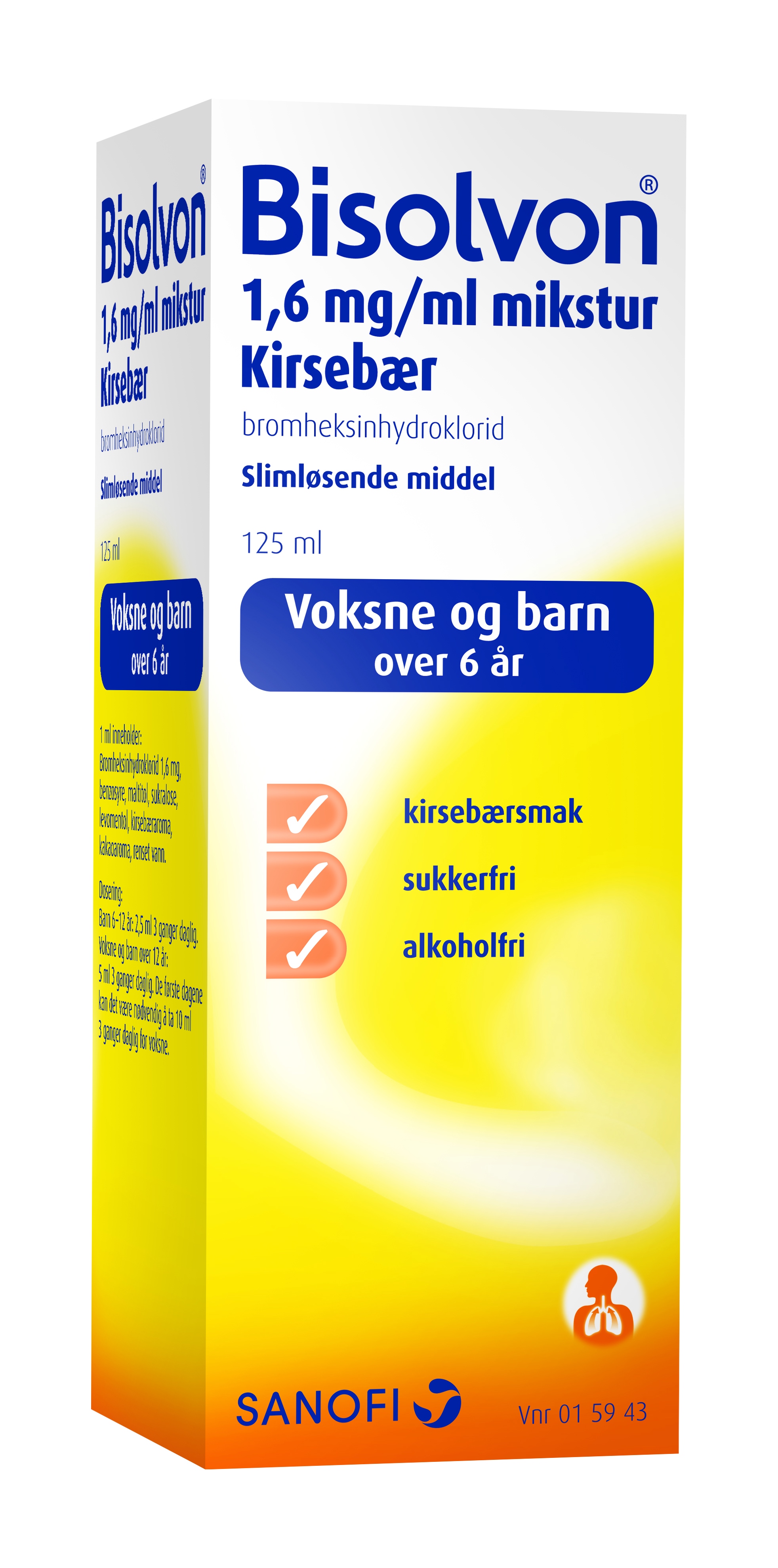 Bisolvon Mikstur 1 6mg ml Kirseb r 125 Ml Hals Og Hoste Farmasiet no Bisolvon Mikstur 1 6mg ml Kirseb r 125 Ml Hals Og Hoste Farmasiet no