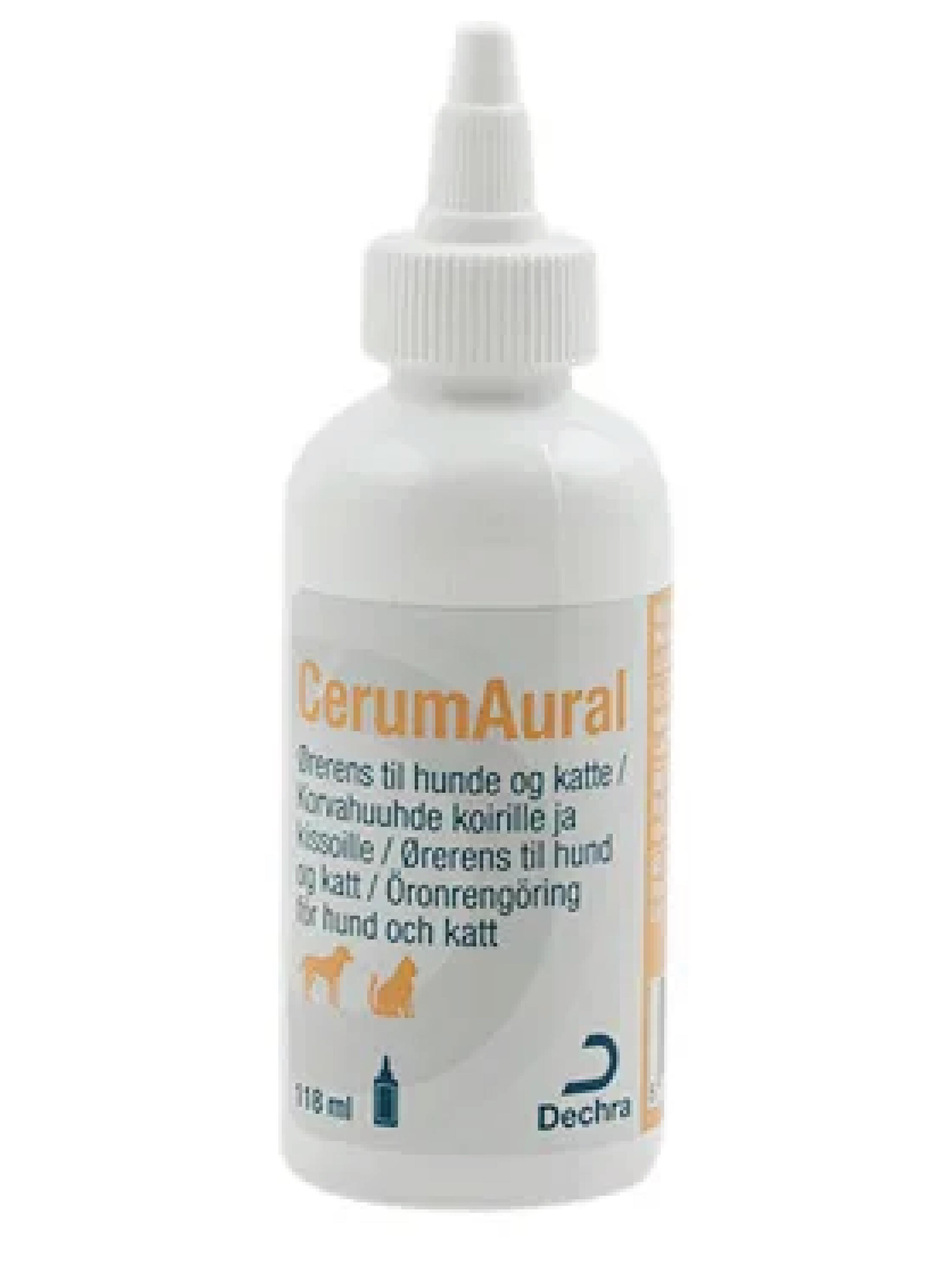 Cerum Aural Vet Ørerens Hund og Katt, 118 ml - Dyrepleie - Farmasiet.no