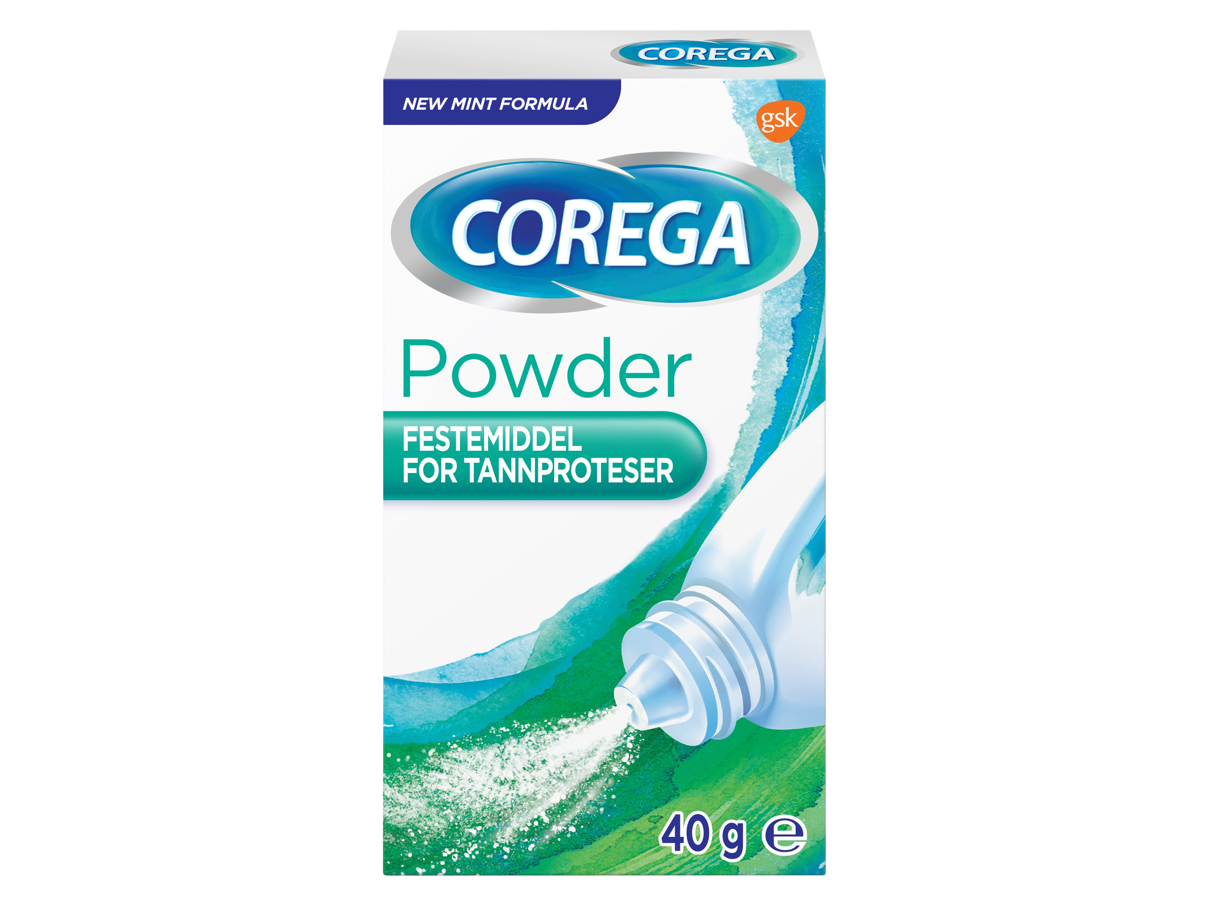 Corega Ultra pulver festemiddel, 40 gram - Protesemidler - Farmasiet.no