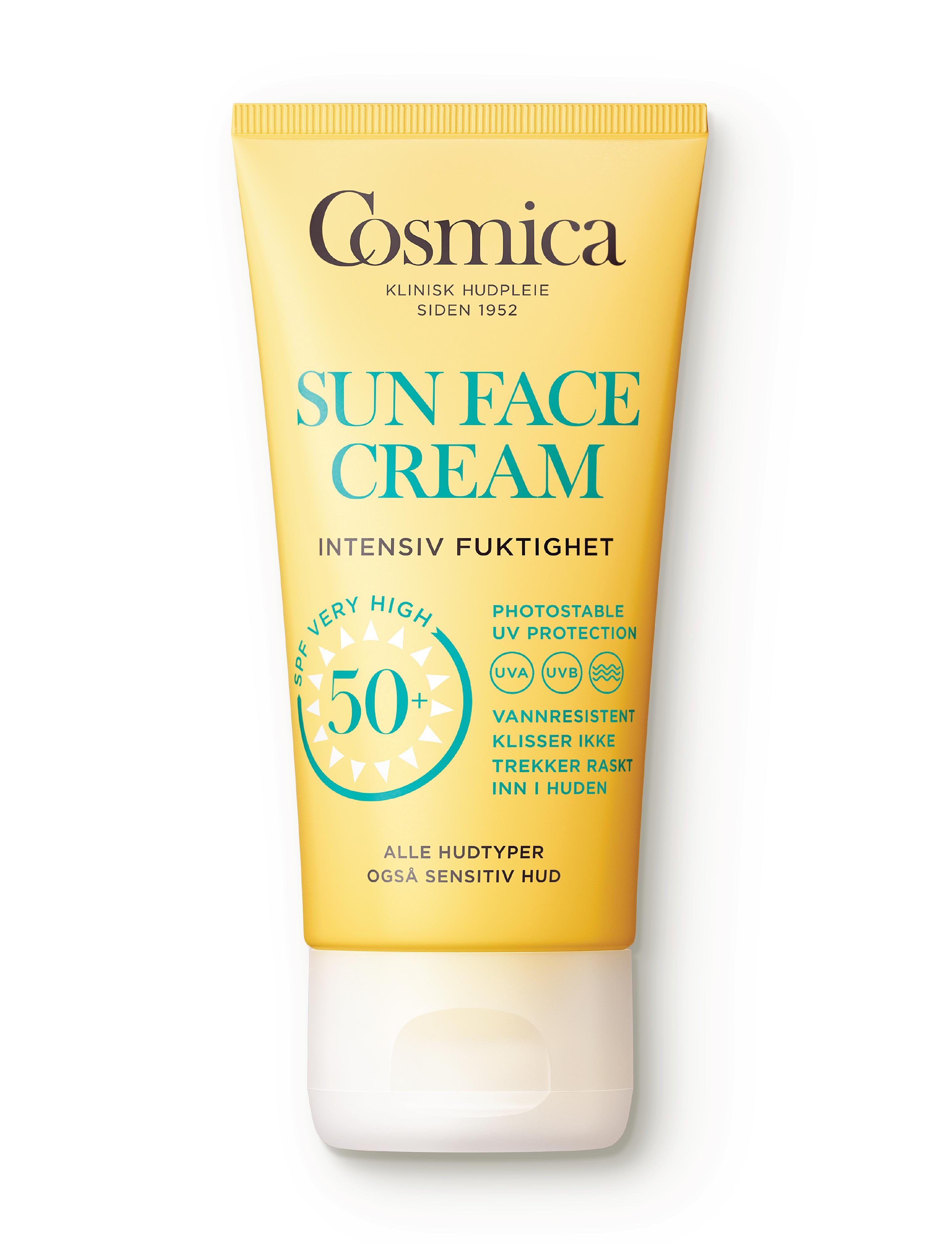 Cosmica Sun Face Cream SPF50+ u/p, 50 ml - Solkrem - Farmasiet.no
