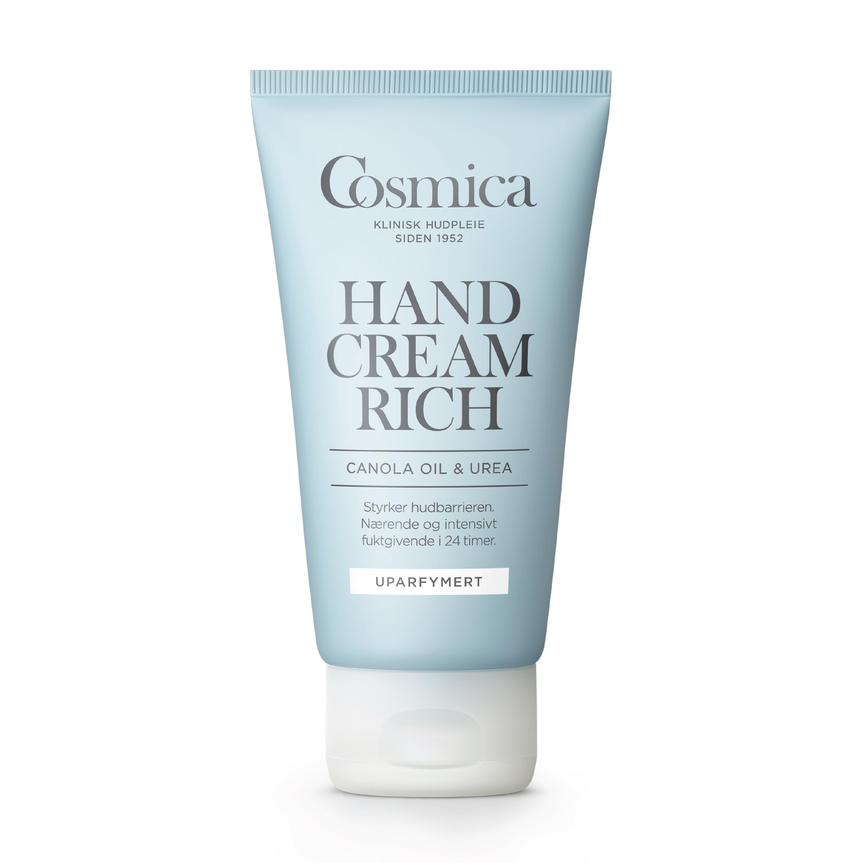 Cosmica Hand Cream Rich u/p, 75 ml - Hånd og negl - Farmasiet.no