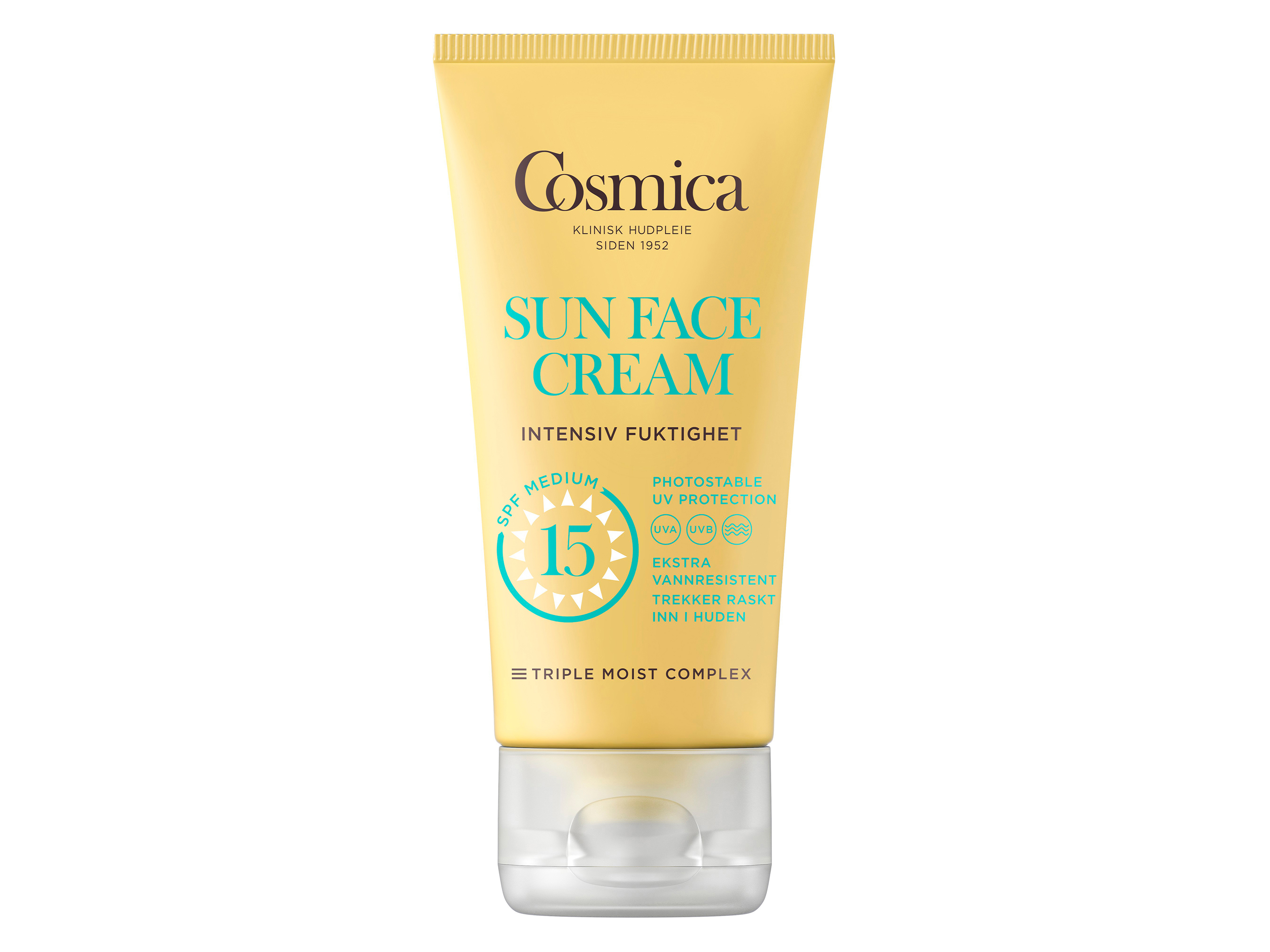 Cosmica Sun Face Cream SPF15, 50 ml - Solkrem ansikt - Farmasiet.no