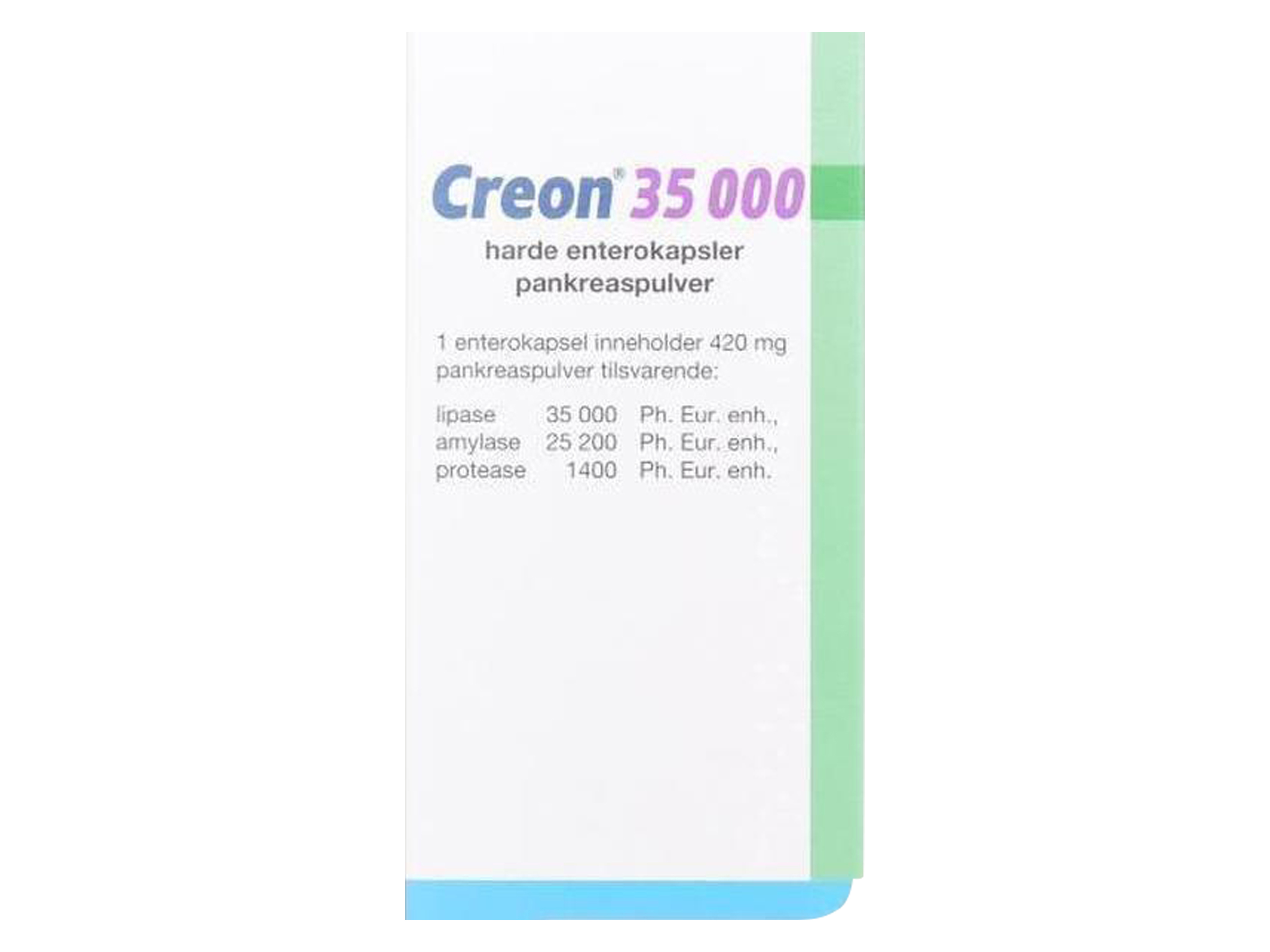 Creon 35000 Enterokapsler, 100 stk. - Enzymer og matintoleranse ...