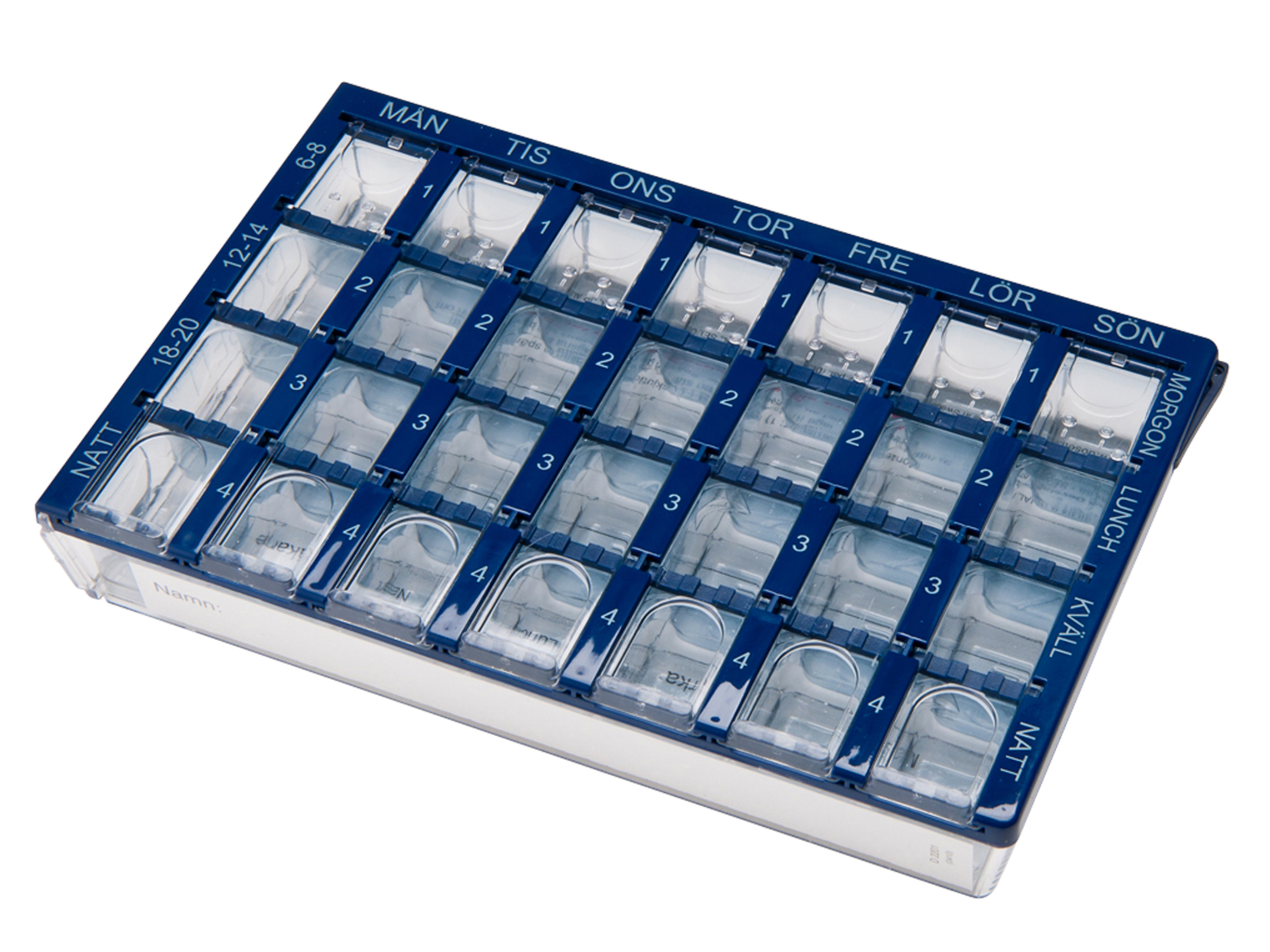 Dosett Medi, Blå, 1 stk. - Doseringsutstyr - Farmasiet.no