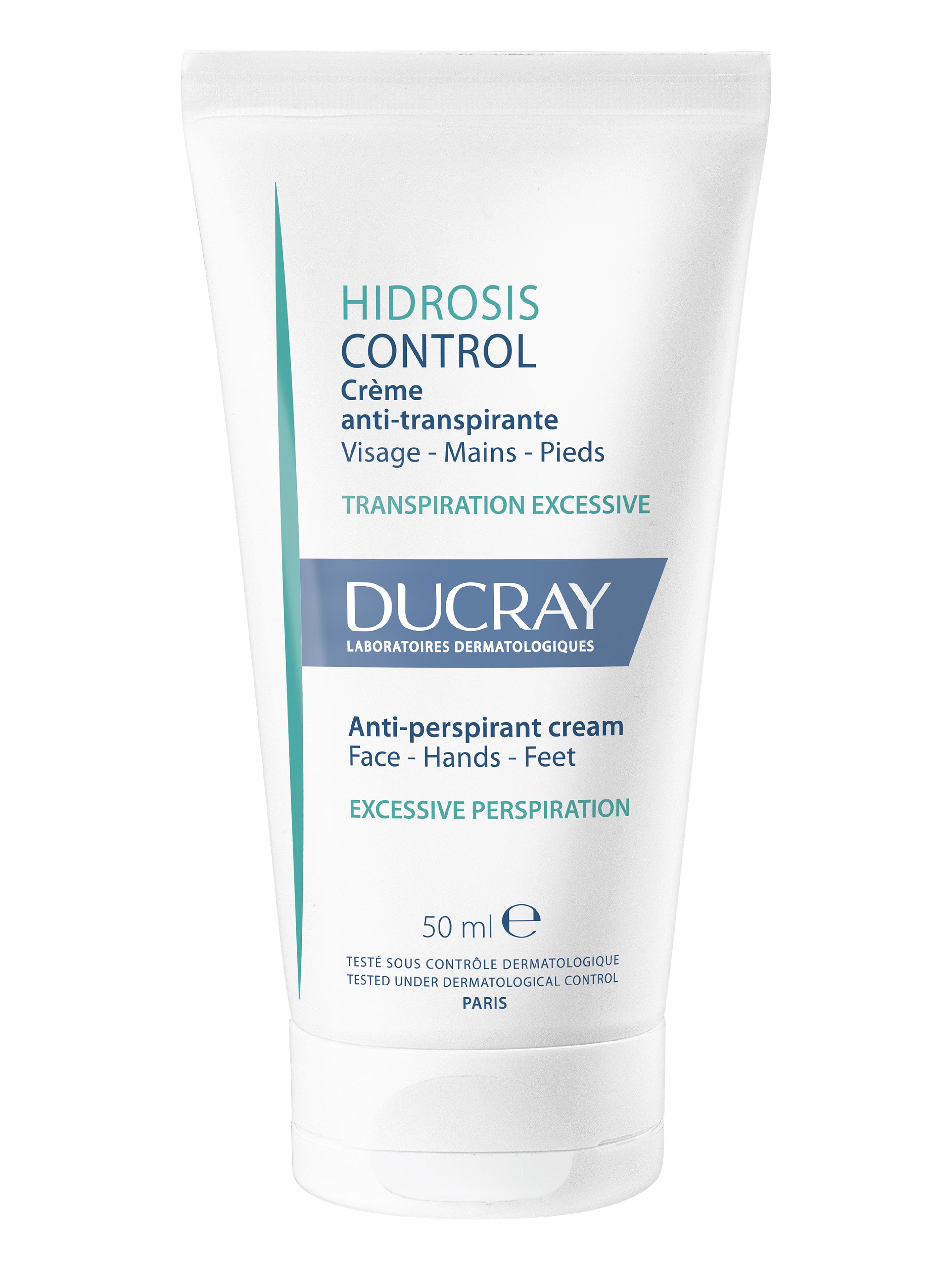Ducray Hidrosis Control Anti-perspirant Cream, 50 ml - Deodoranter ...