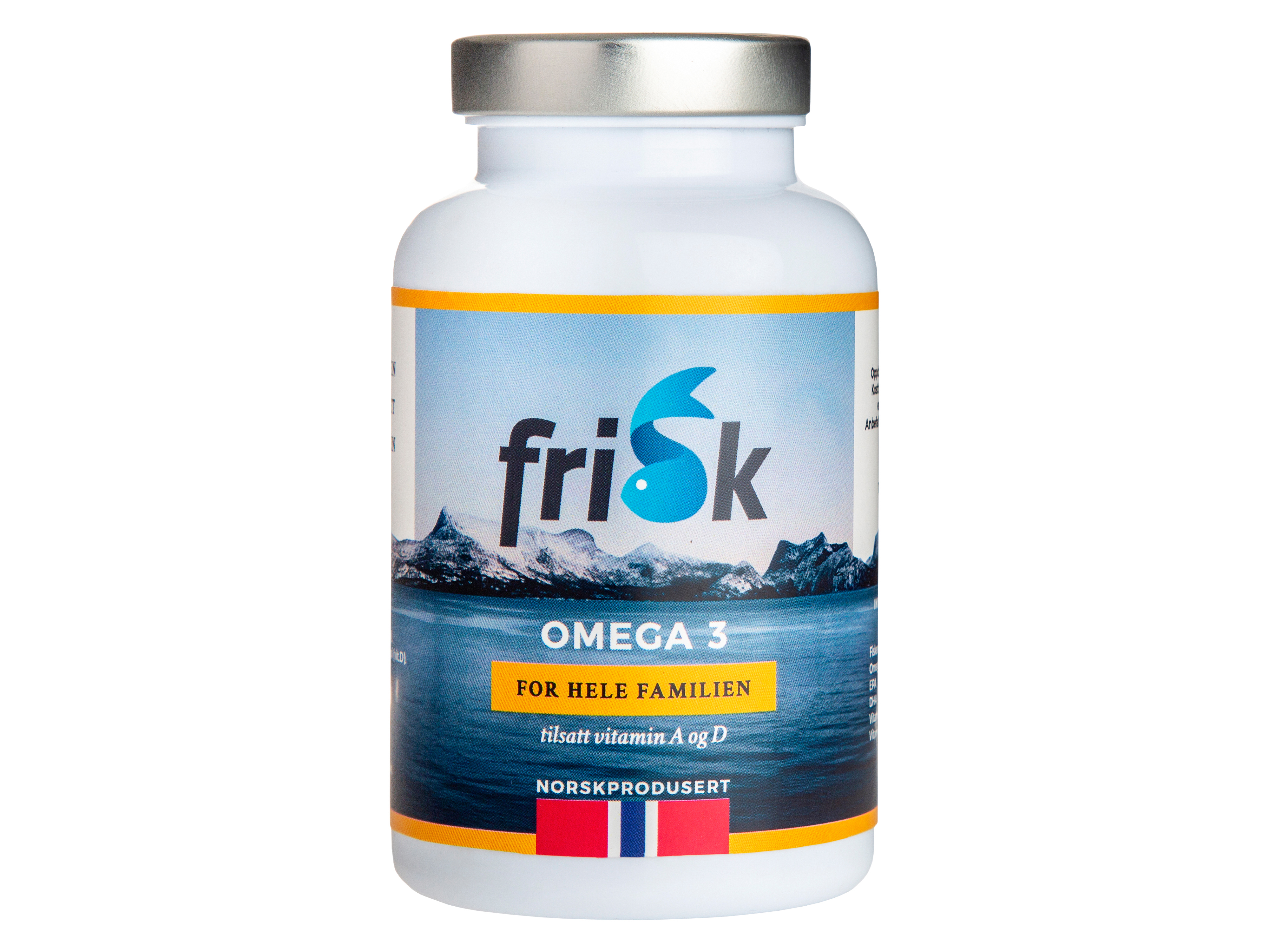 Frisk Omega 3, 120 kapsler - Tran og omegaprodukter - Farmasiet.no