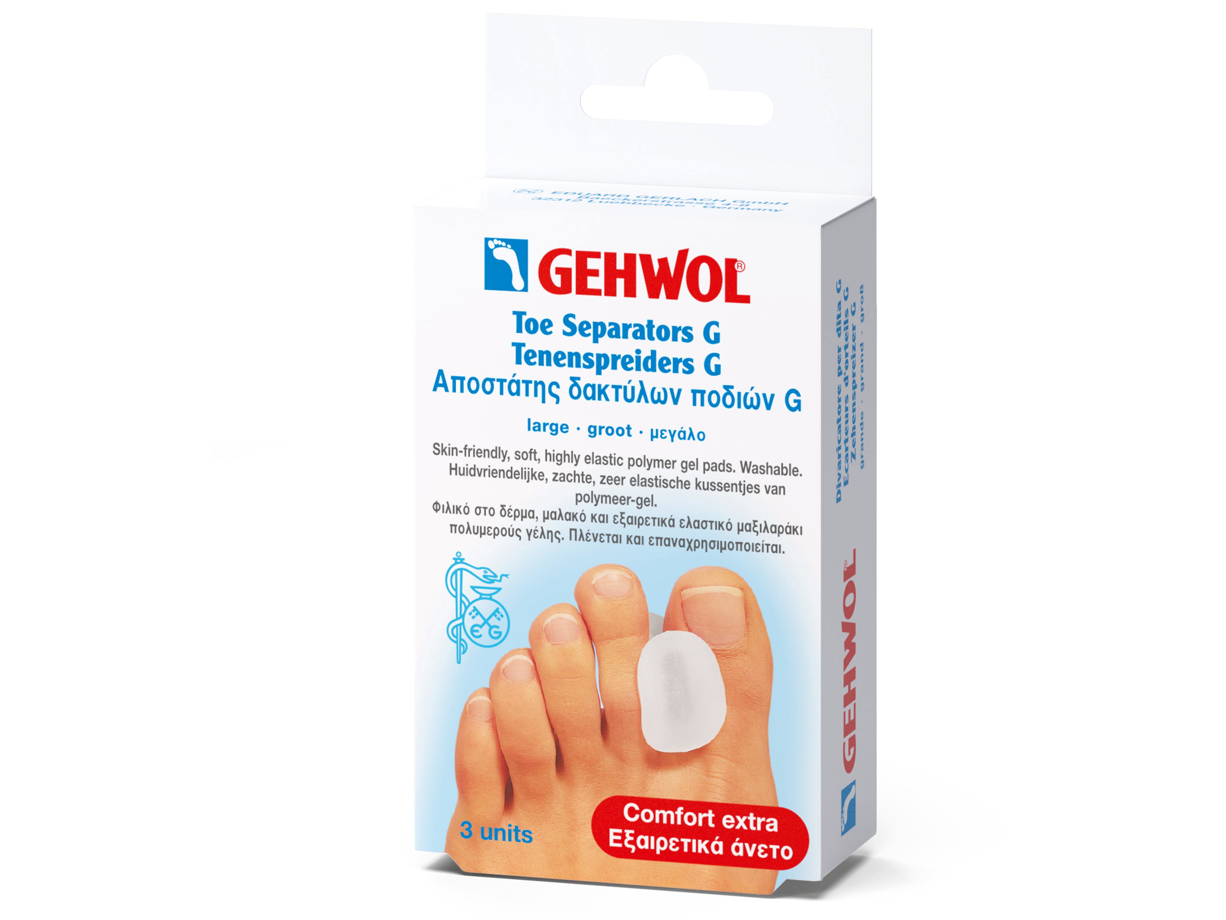 Gehwol Toe Separators G, Large, 3 stk. - Fotpleie - Farmasiet.no