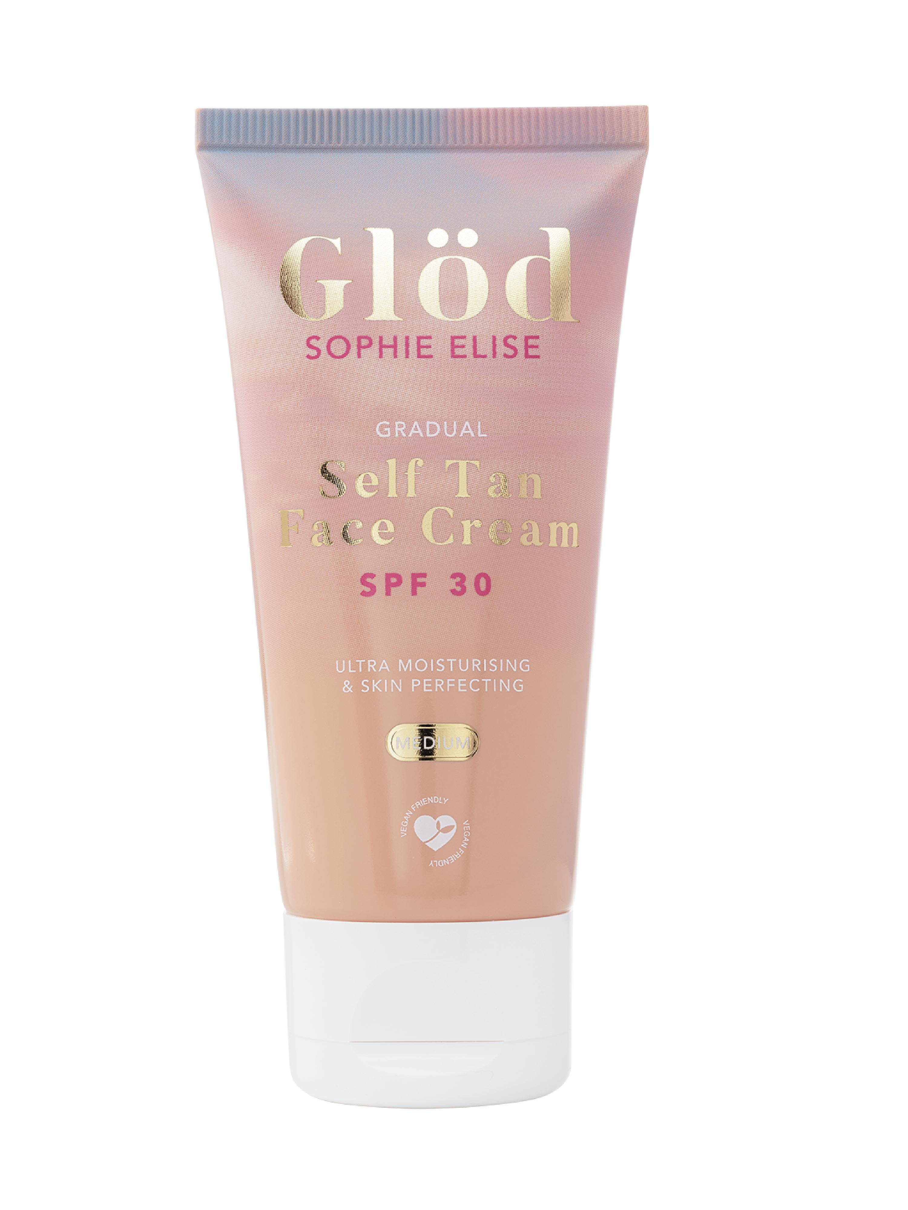 Glöd Sophie Elise Gradual Self Tan Face Cream SPF30, 50 ml ...
