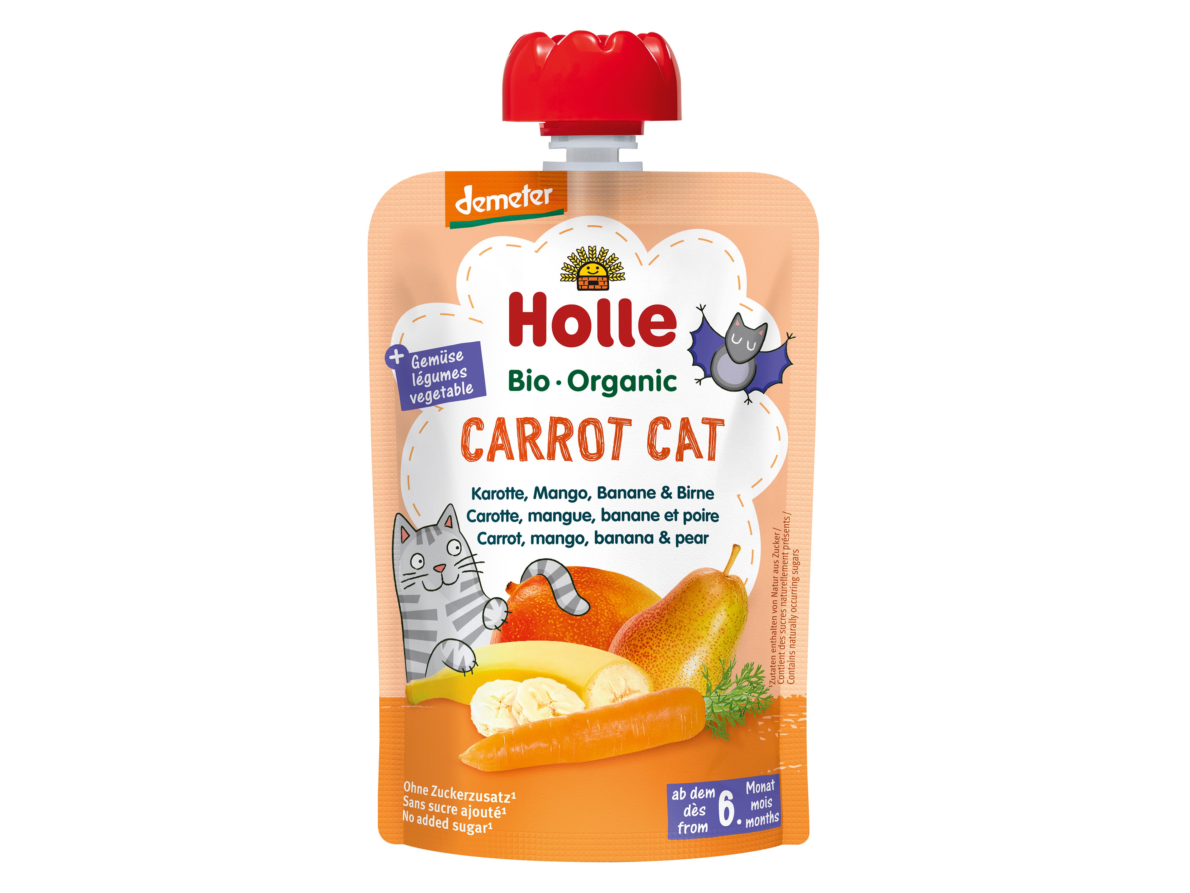 Holle Smoothie Carrot Cat, 100 gram - Morsmelkerstatning og barnemat ...