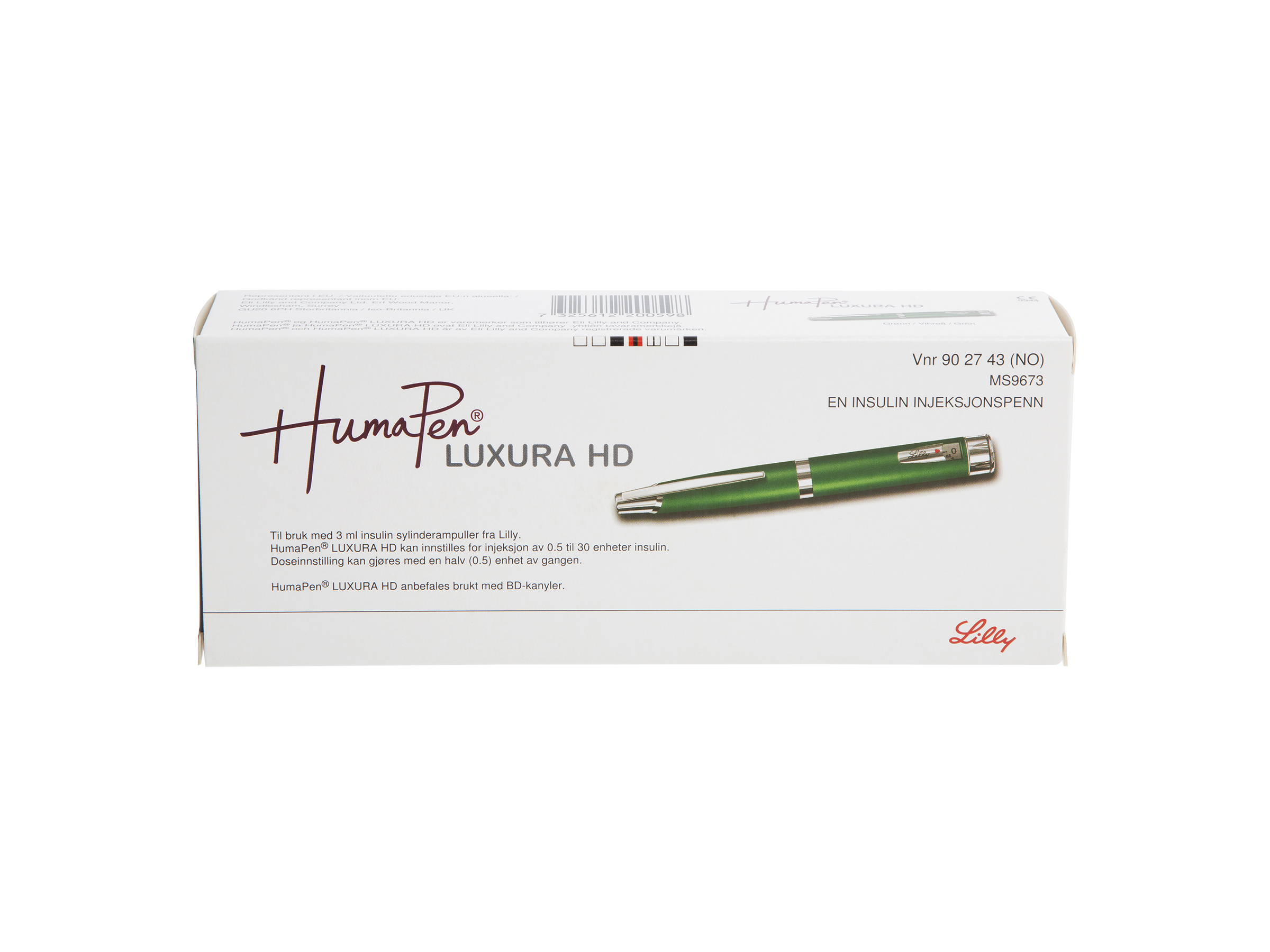HumaPen luxura hd 3,0ml, 1 stk. - Diabetes - Farmasiet.no