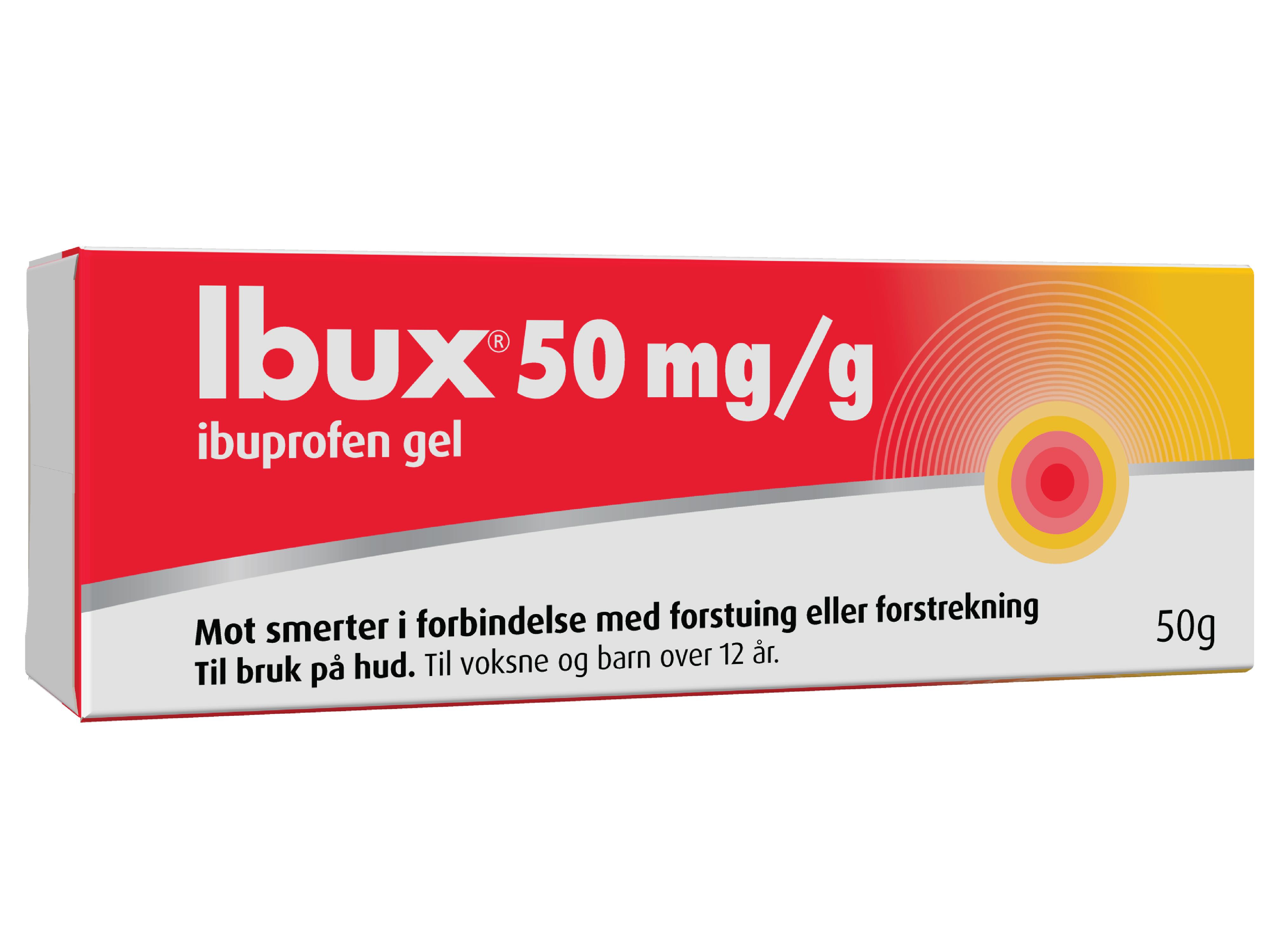 Ibux Gel 5 %, 50 g. - Forstuelse - Farmasiet.no