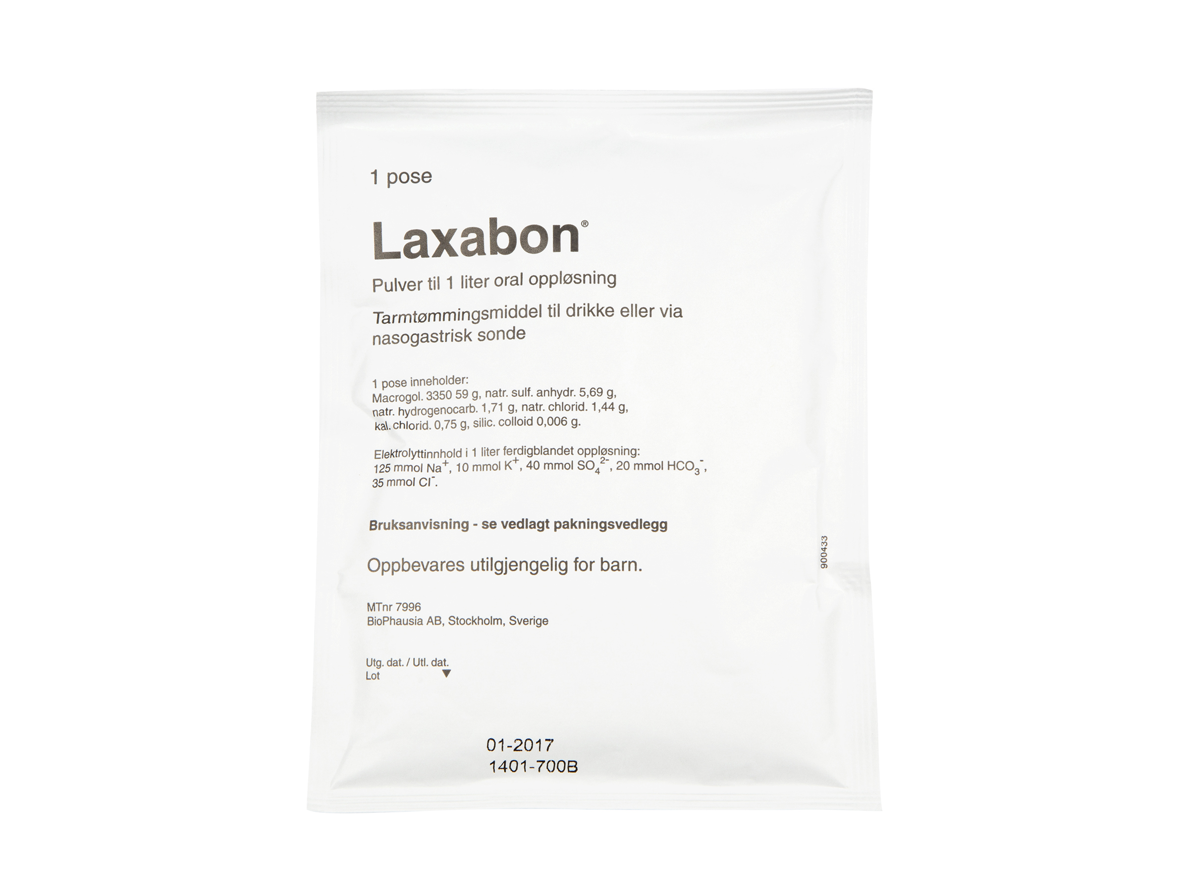 Laxabon Pulver til mikstur, 2 x 68,5 g - Tarmundersøkelse - Farmasiet.no