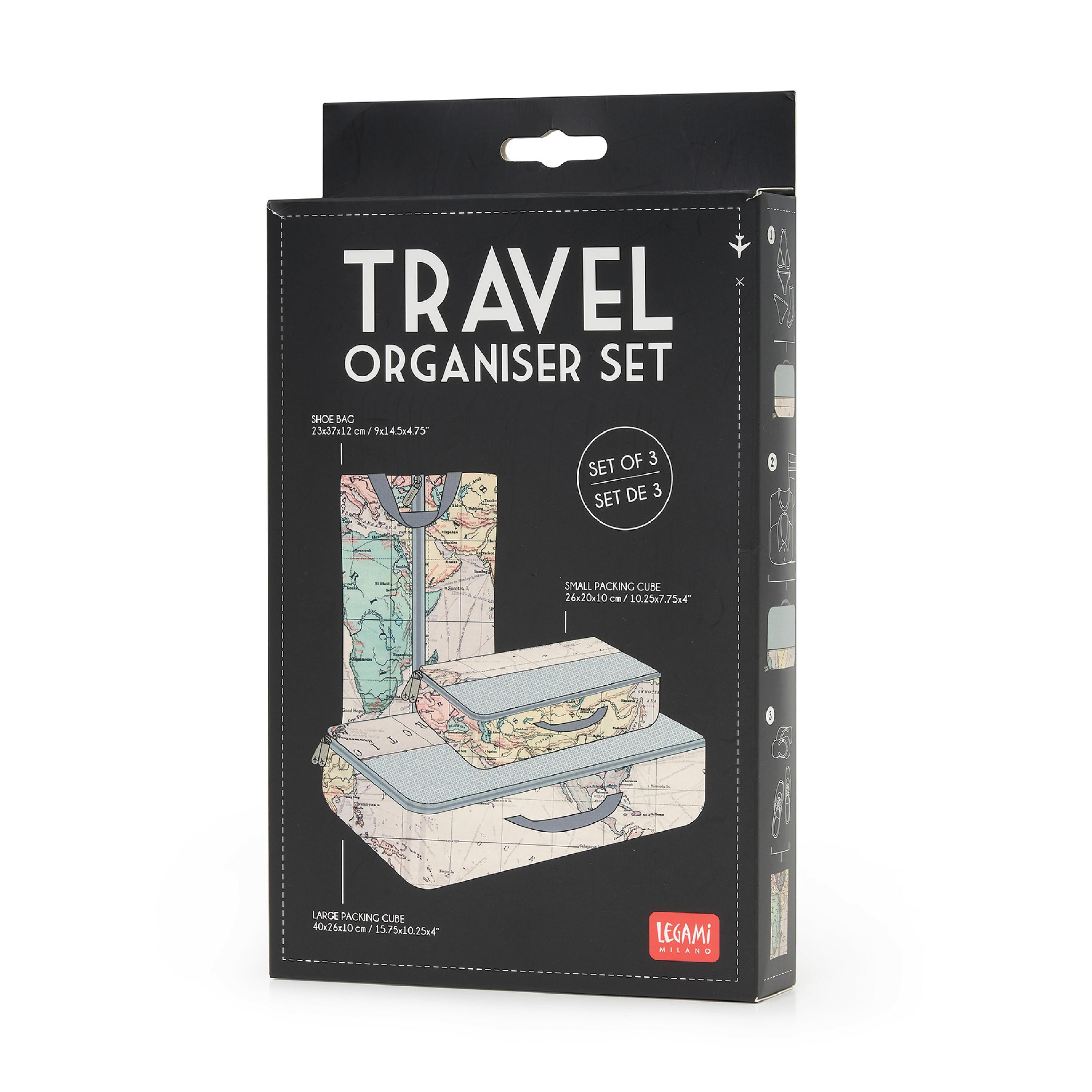 LEGAMI Travel Organiser Set, 3 pk - Reise - Farmasiet.no