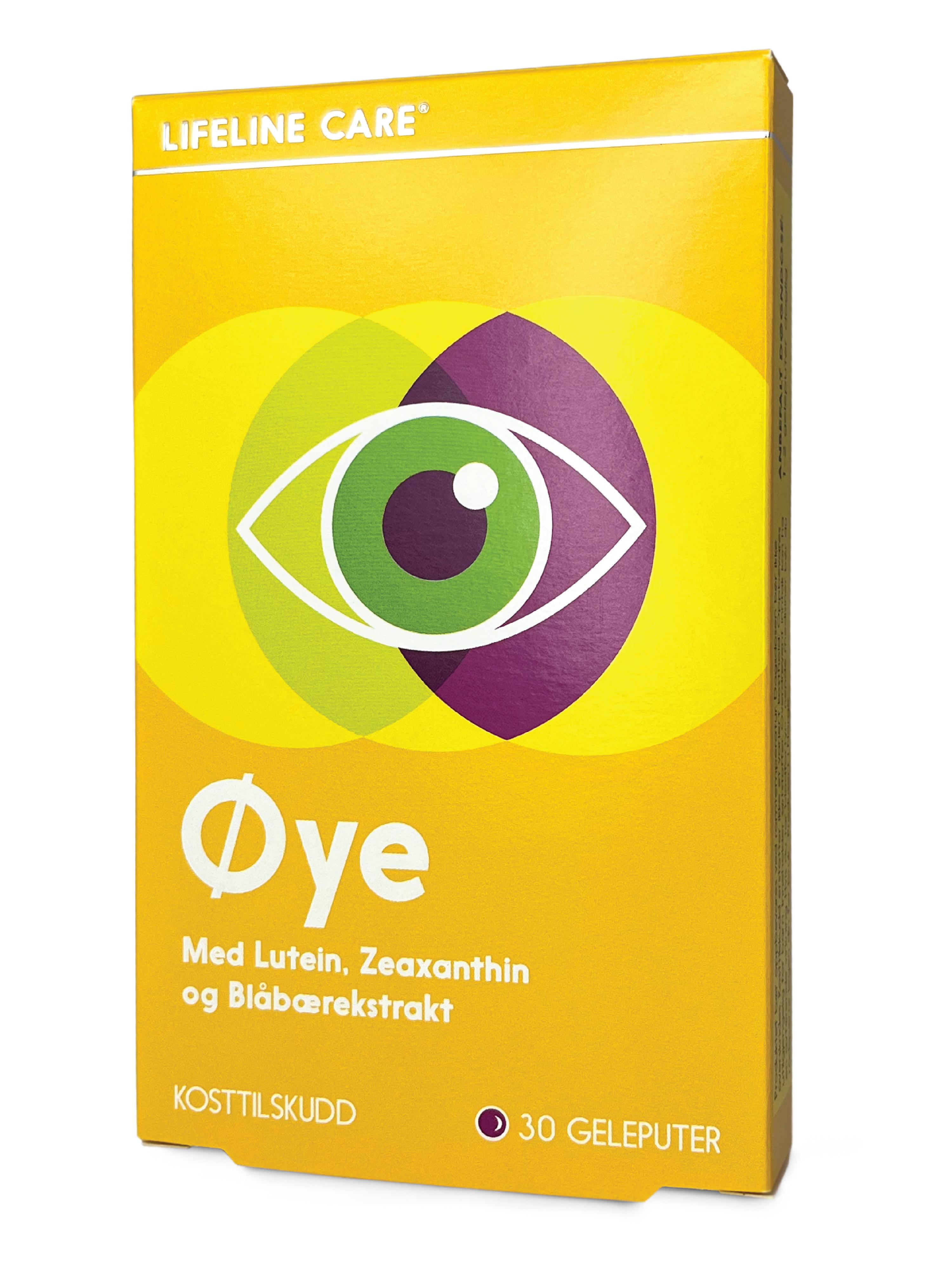 Lifeline Care Øye Kosttilskudd Geleputer, Sitron og jordbær, 30 stk ...
