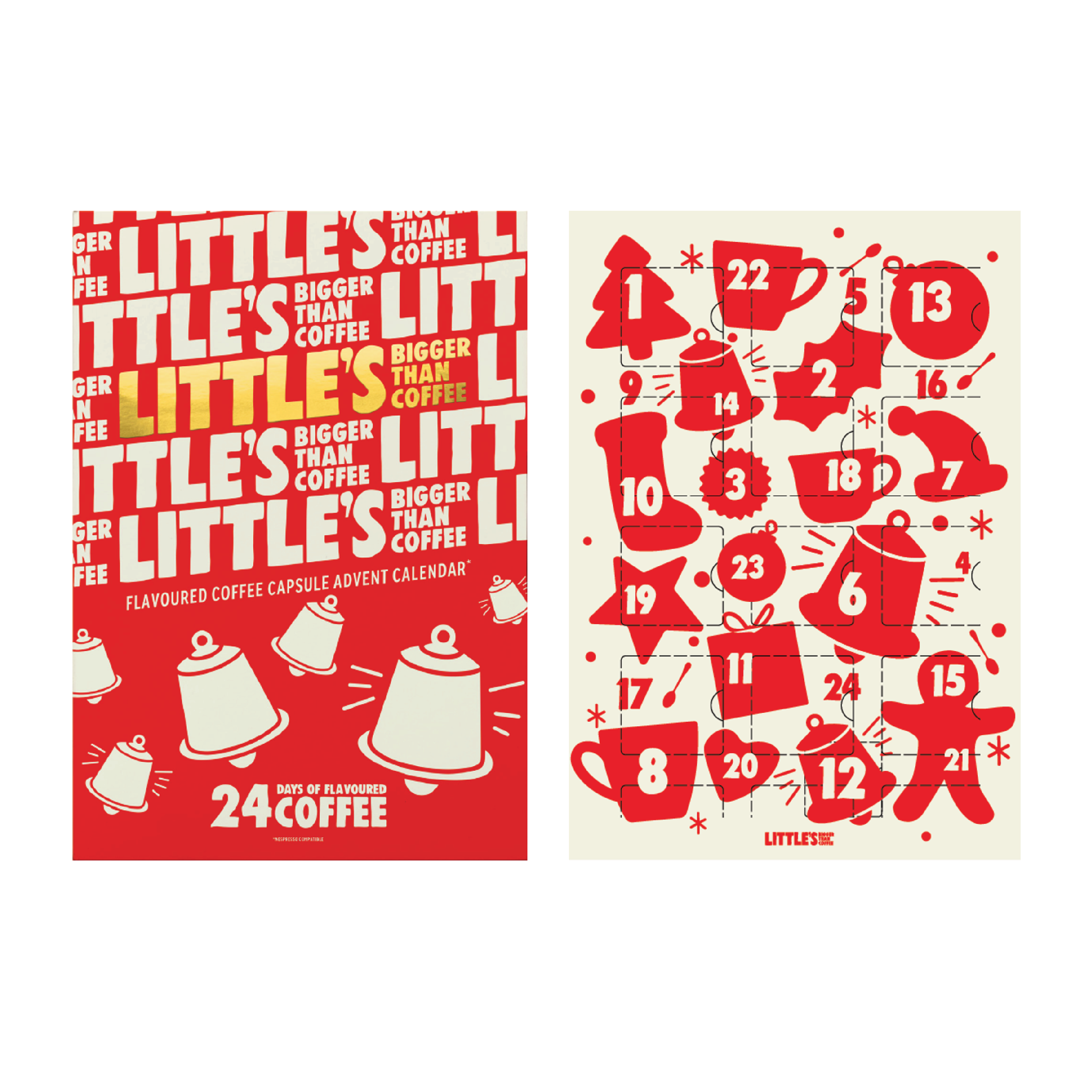Little's Coffee Capsule Advent Calendar, 1 stk. - Mat og produksjon ...
