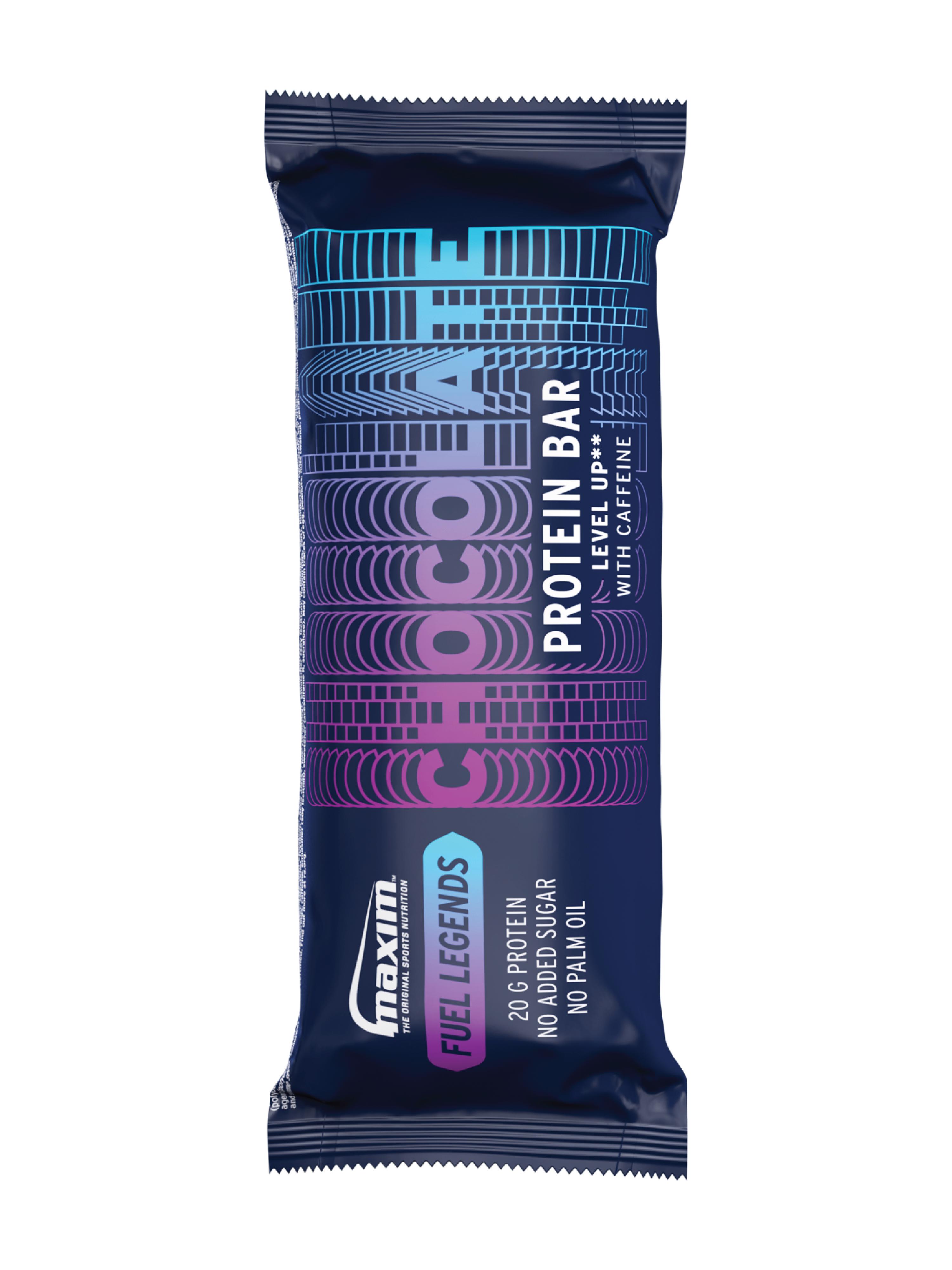 Maxim Fuel Legends Chocolate Caffeine Protein Bar, 55 g ...