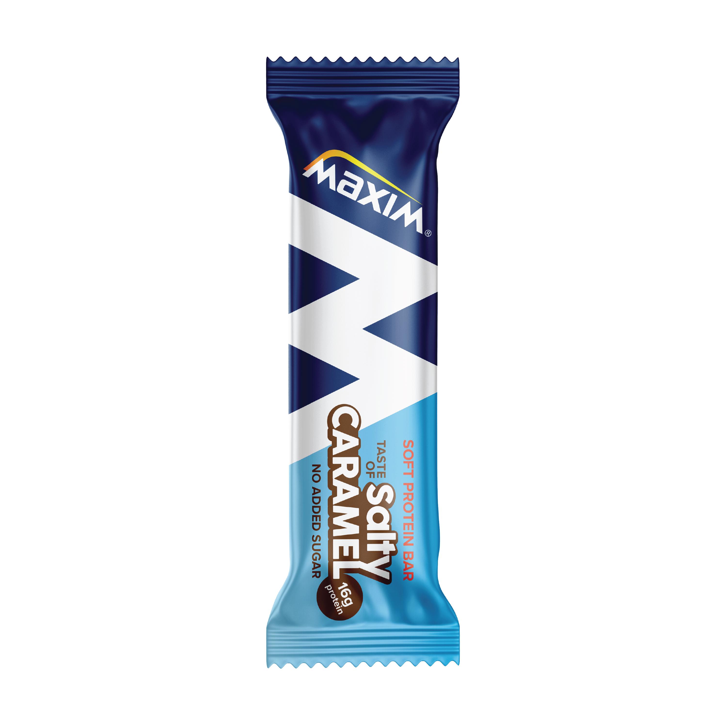 Maxim Soft Protein Bar Salty Caramel, 55 g - Sportsernæring - Farmasiet.no
