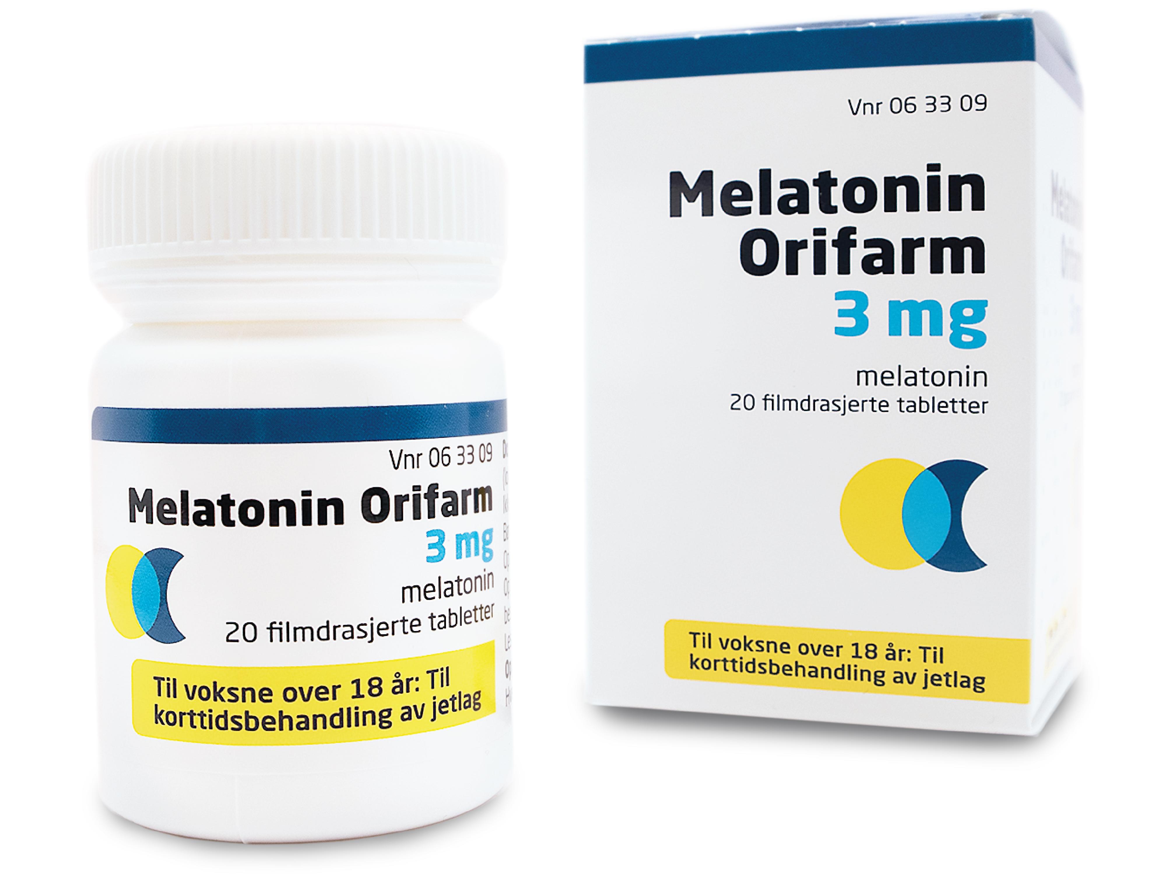 Melatonin Orifarm 3 mg tabletter, 20 stk. - Søvn og avslapning ...