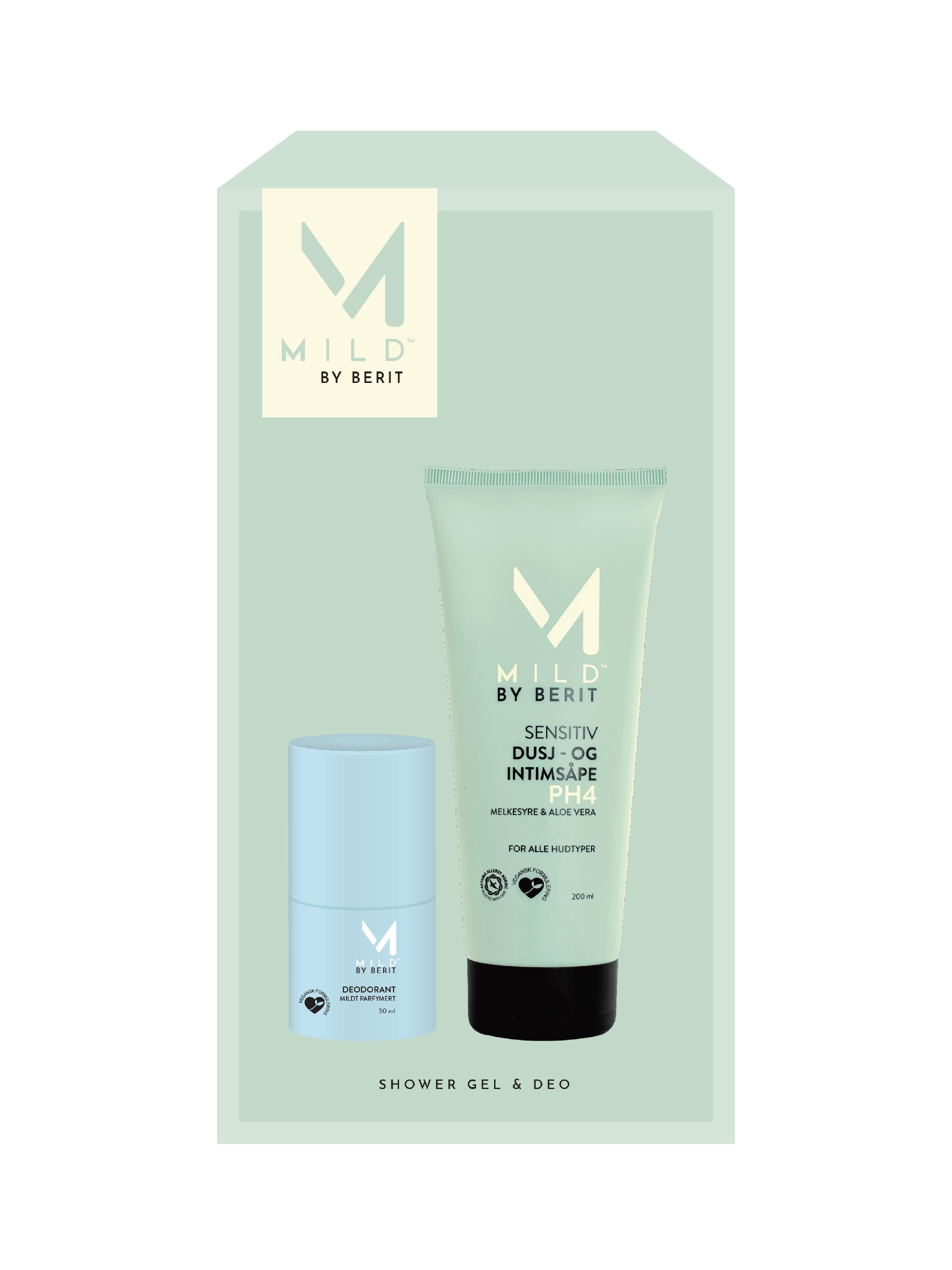 Mild by Berit Shower Gel & Deo Set, 1 stk - Kroppspleie - Farmasiet.no