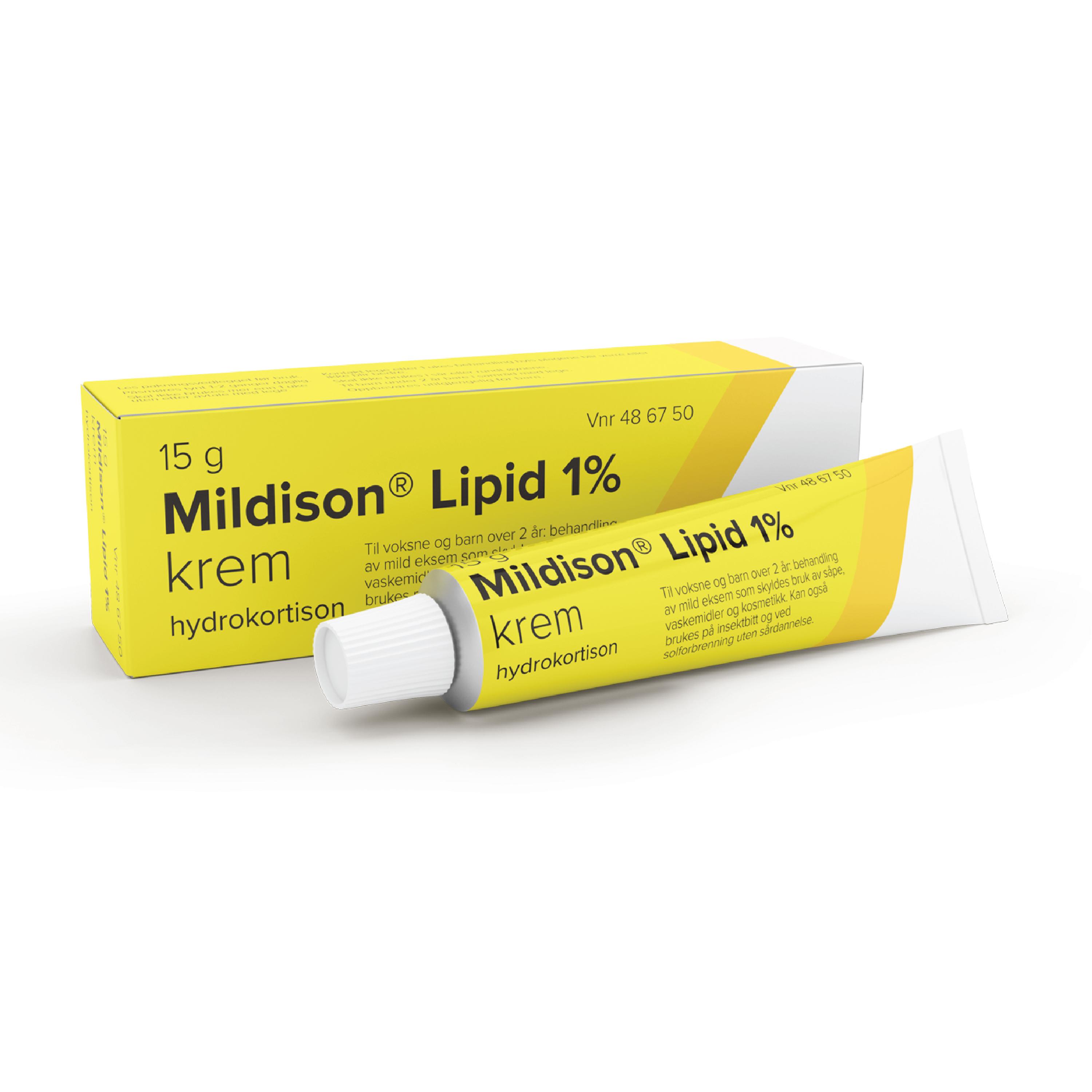 Mildison Lipid krem 1%, 15 g. - Eksem - Farmasiet.no