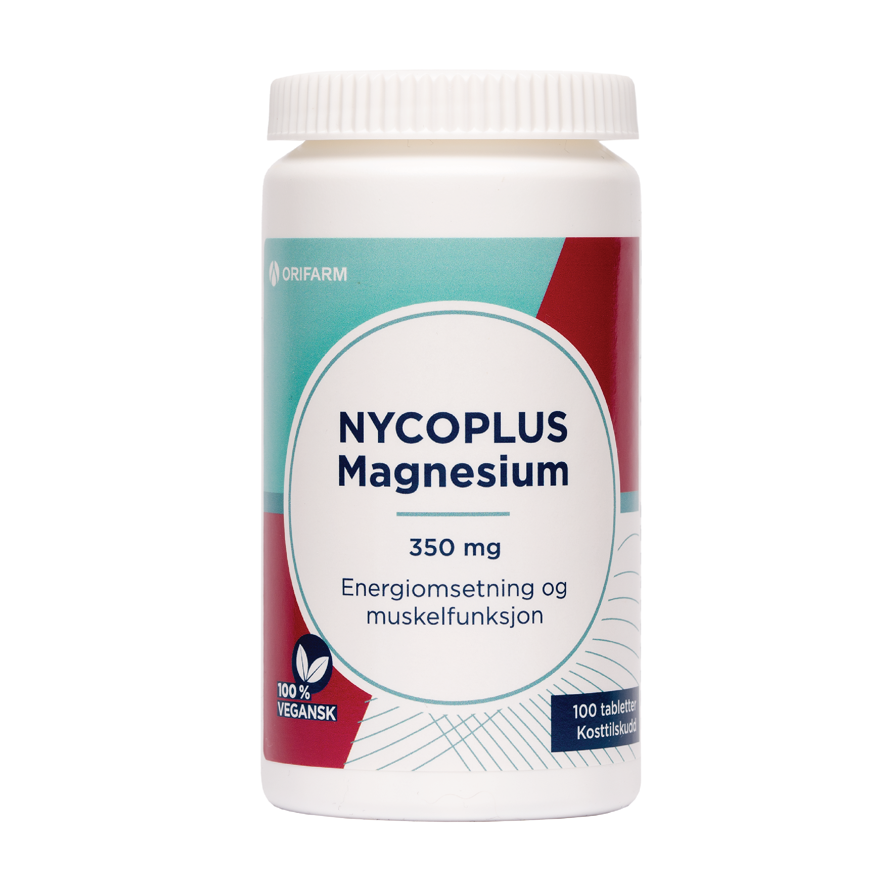 Nycoplus Magnesium 350 mg, 100 tabletter - Vitaminer og mineraler ...