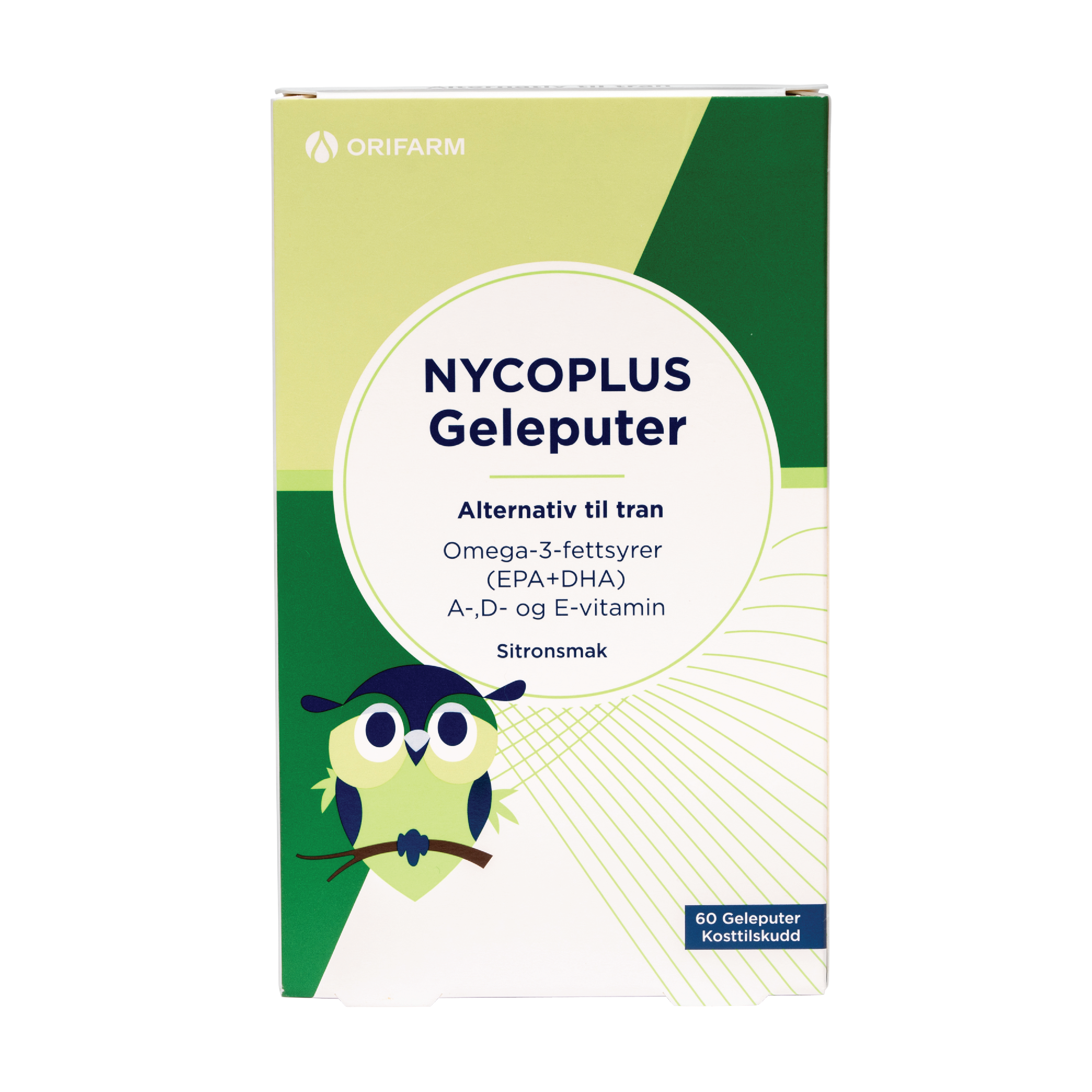 Nycoplus Omega-3 Geleputer, 60 stk. - Tran og omegaprodukter - Farmasiet.no