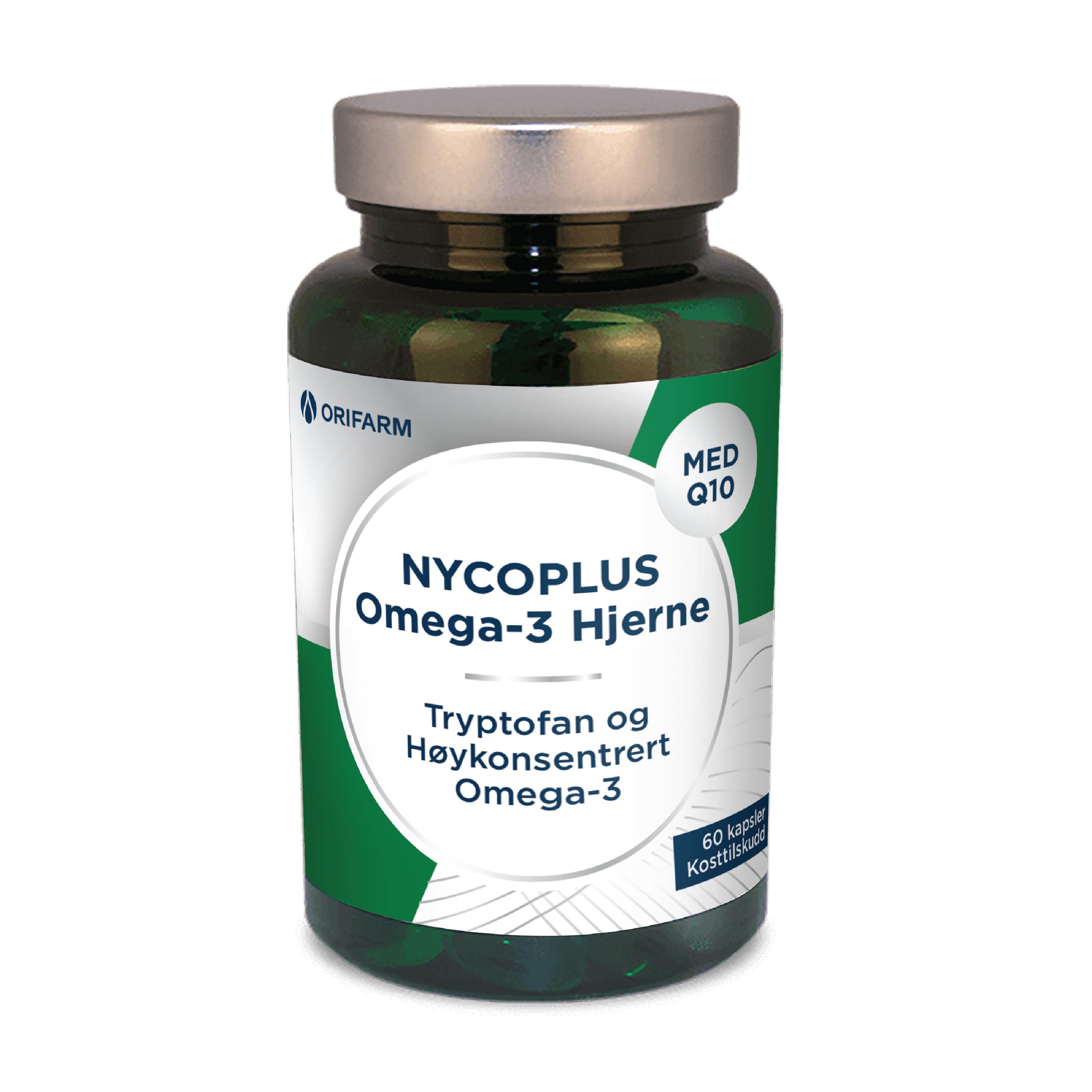 Nycoplus Omega-3 Hjerne kapsler, 60 stk. - Tran og omegaprodukter ...