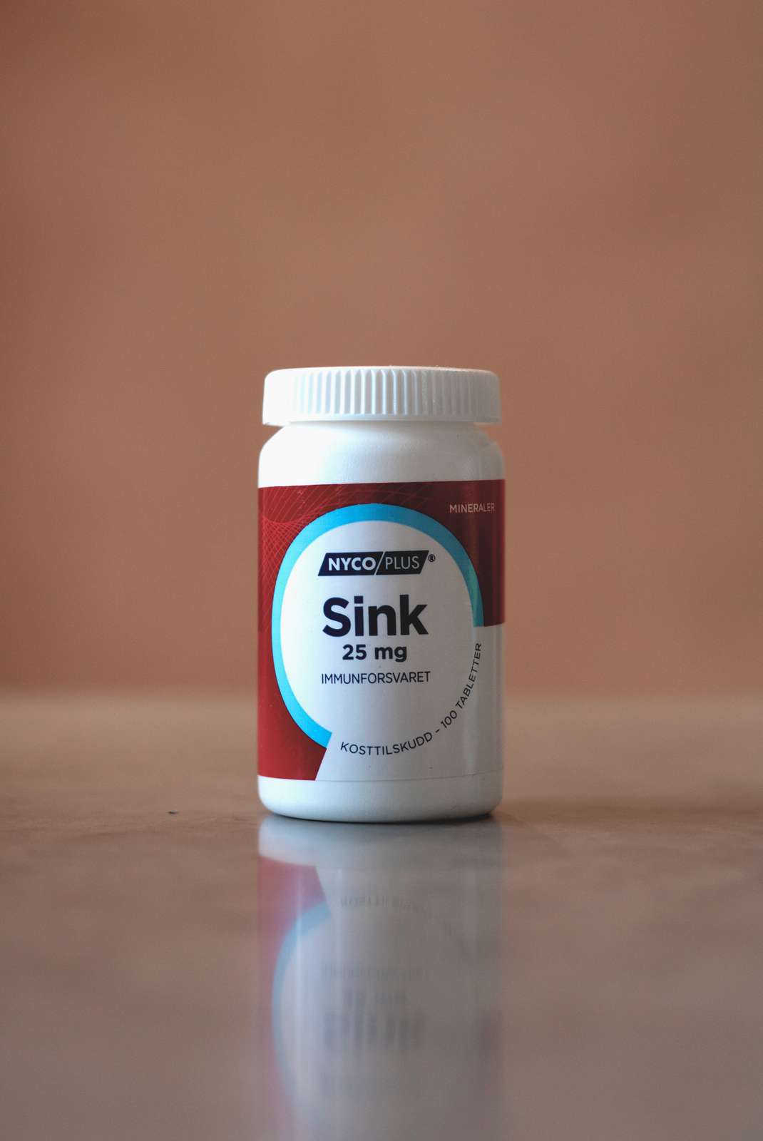 Nycoplus Sink 25 mg, 100 tabletter - Vitaminer og mineraler - Farmasiet.no