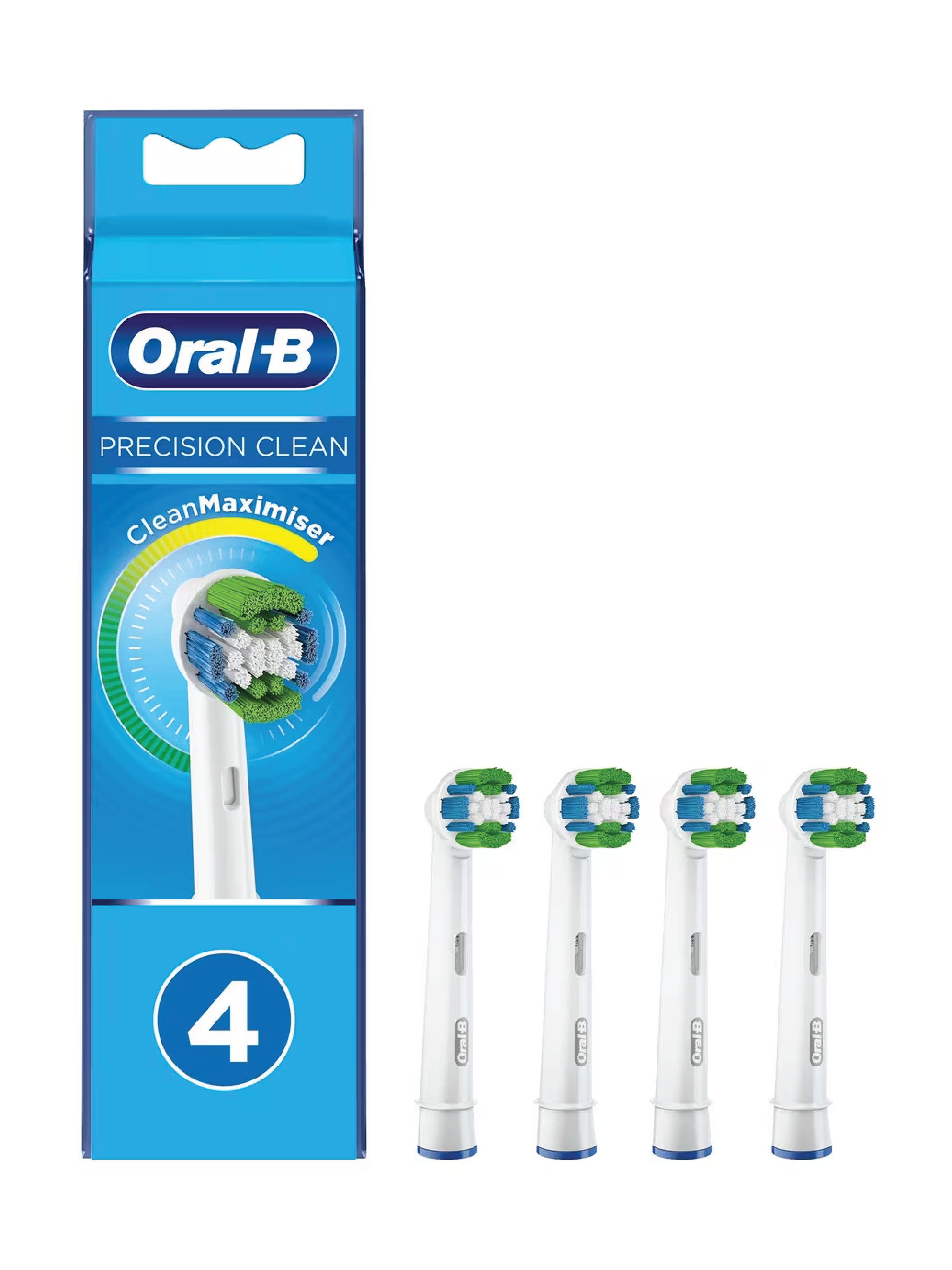 Oral-B Precision Clean Børstehode, 4 stk. - Tannbørster - Farmasiet.no