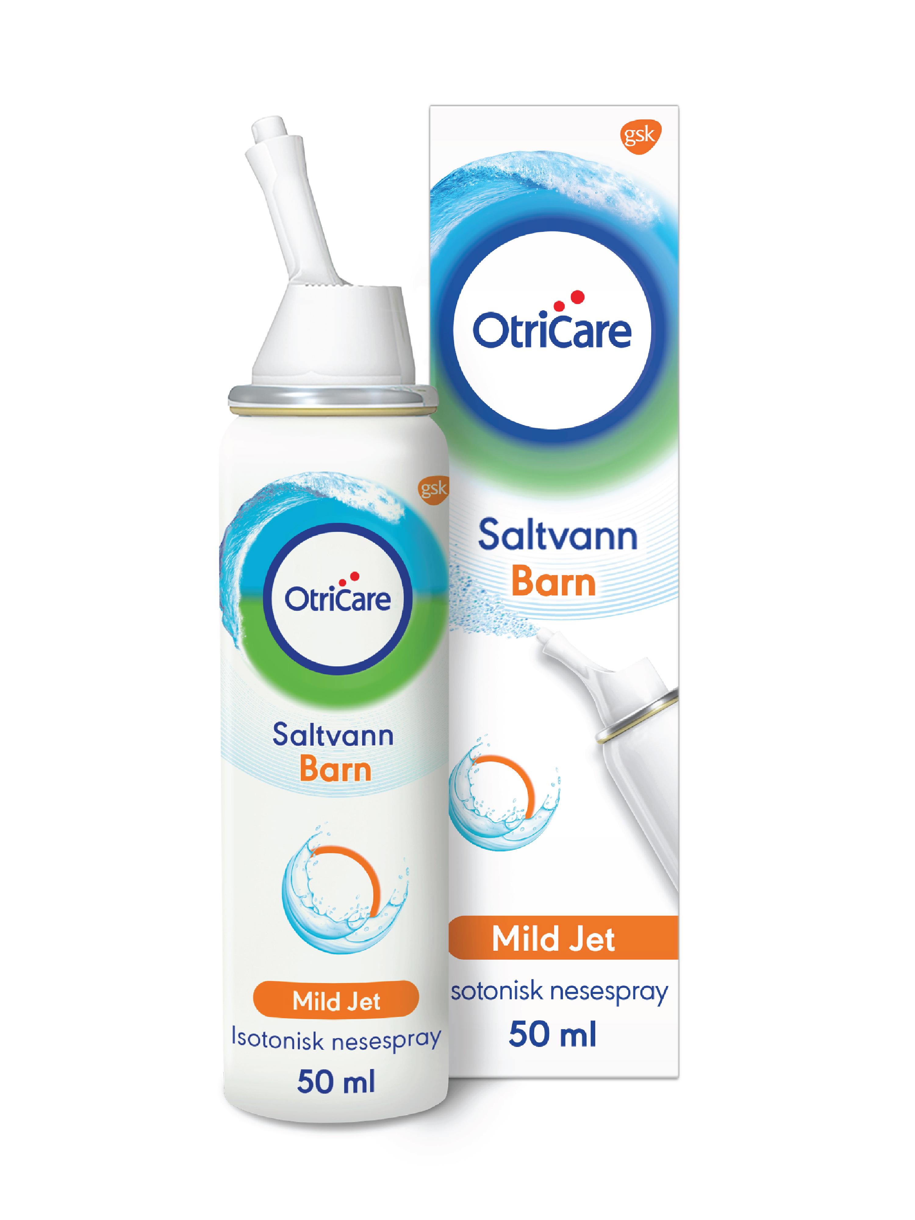 Otricare Saltvann Nesespray Barn, 50 ml - Nesespray og nesedråper ...
