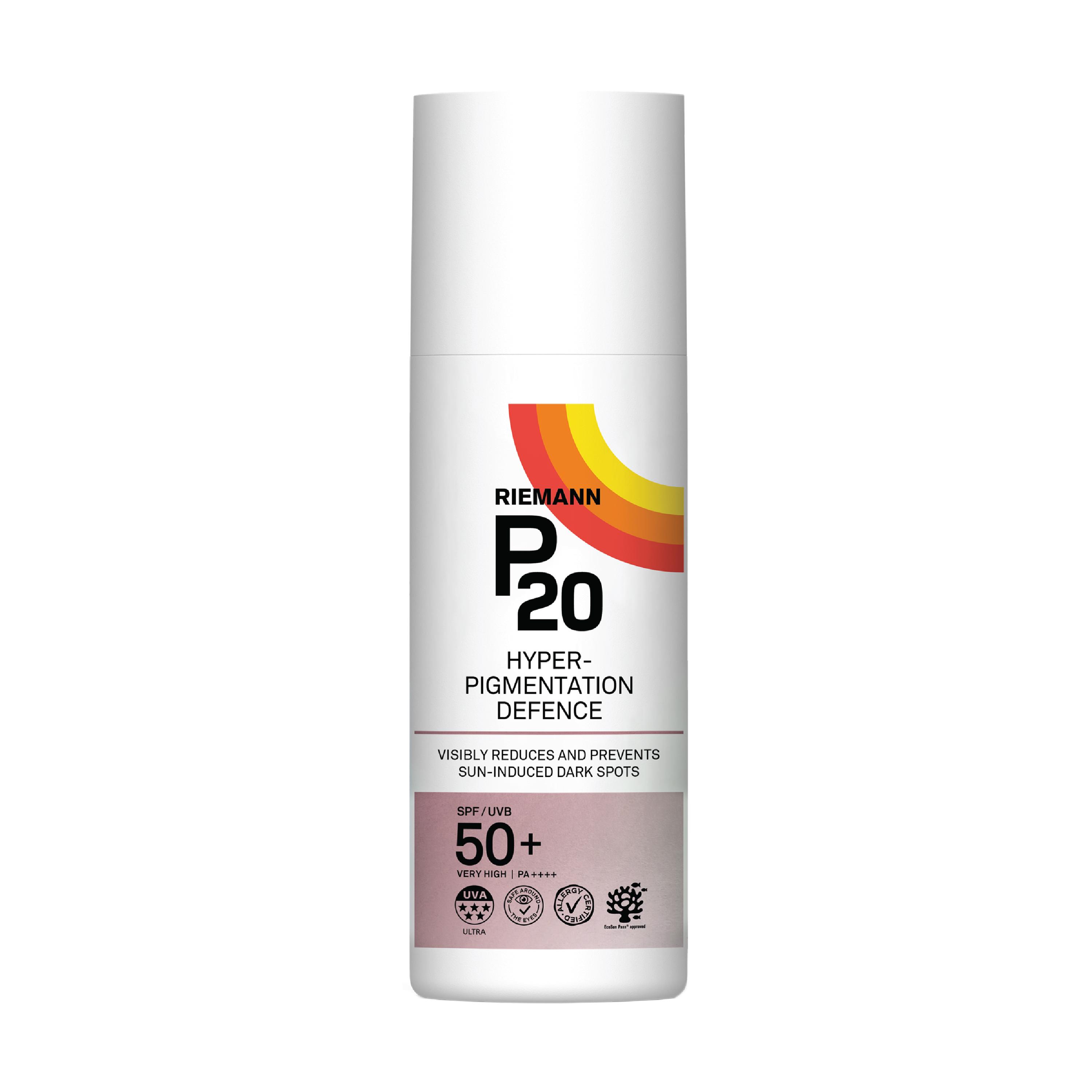 P20 Sun Cream Hyperpigmentation Defence SPF50+, 50 ml - Solkrem ansikt ...