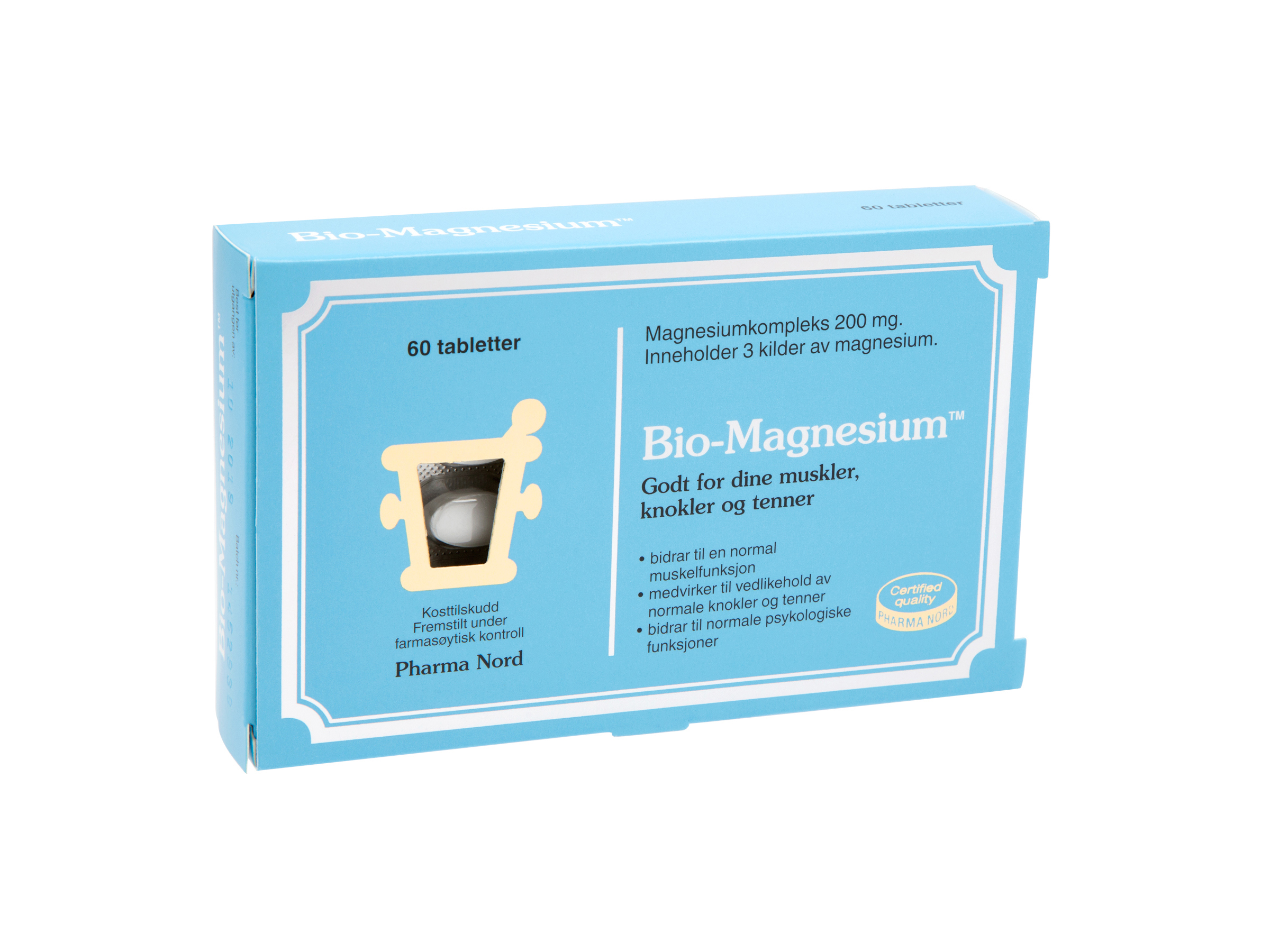 Pharma Nord Bio-Magnesium tabletter, 60 stk. - Vitaminer og mineraler ...