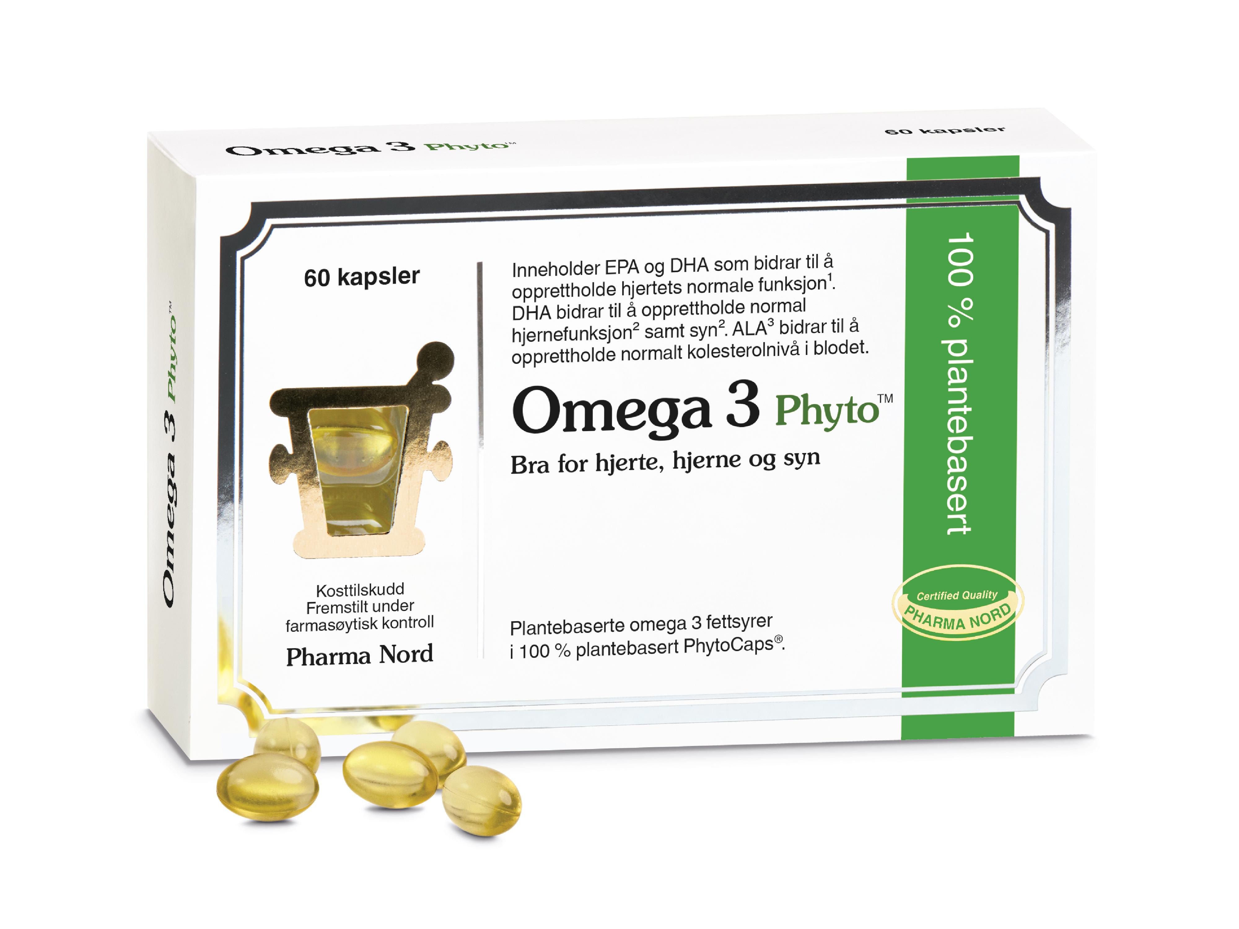 Pharma Nord Omega 3 Phyto™ kapsler, 60 stk. - Tran og omegaprodukter ...