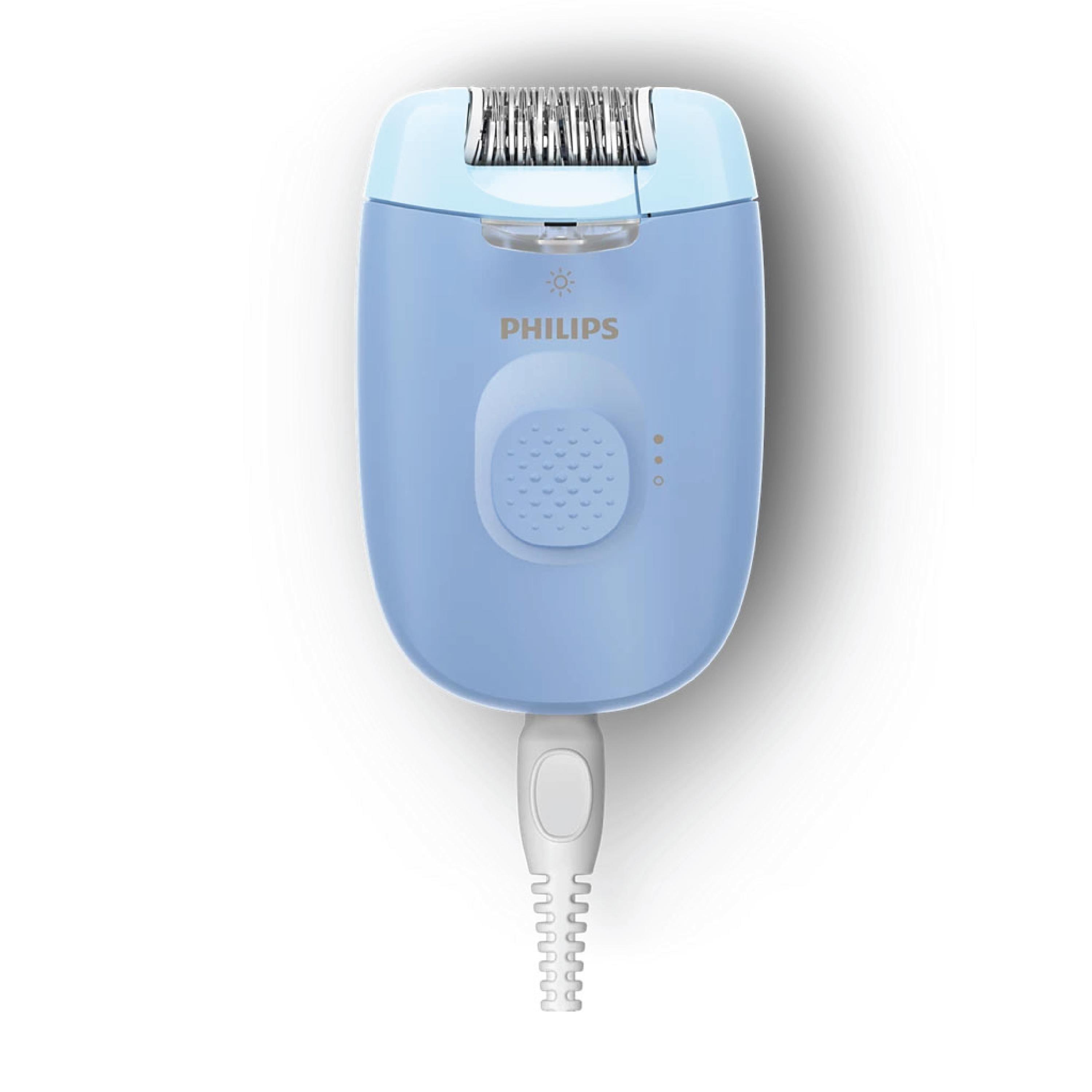 Philips Epilator Series 4000 Epilator med ledning, Blå, 1 stk ...