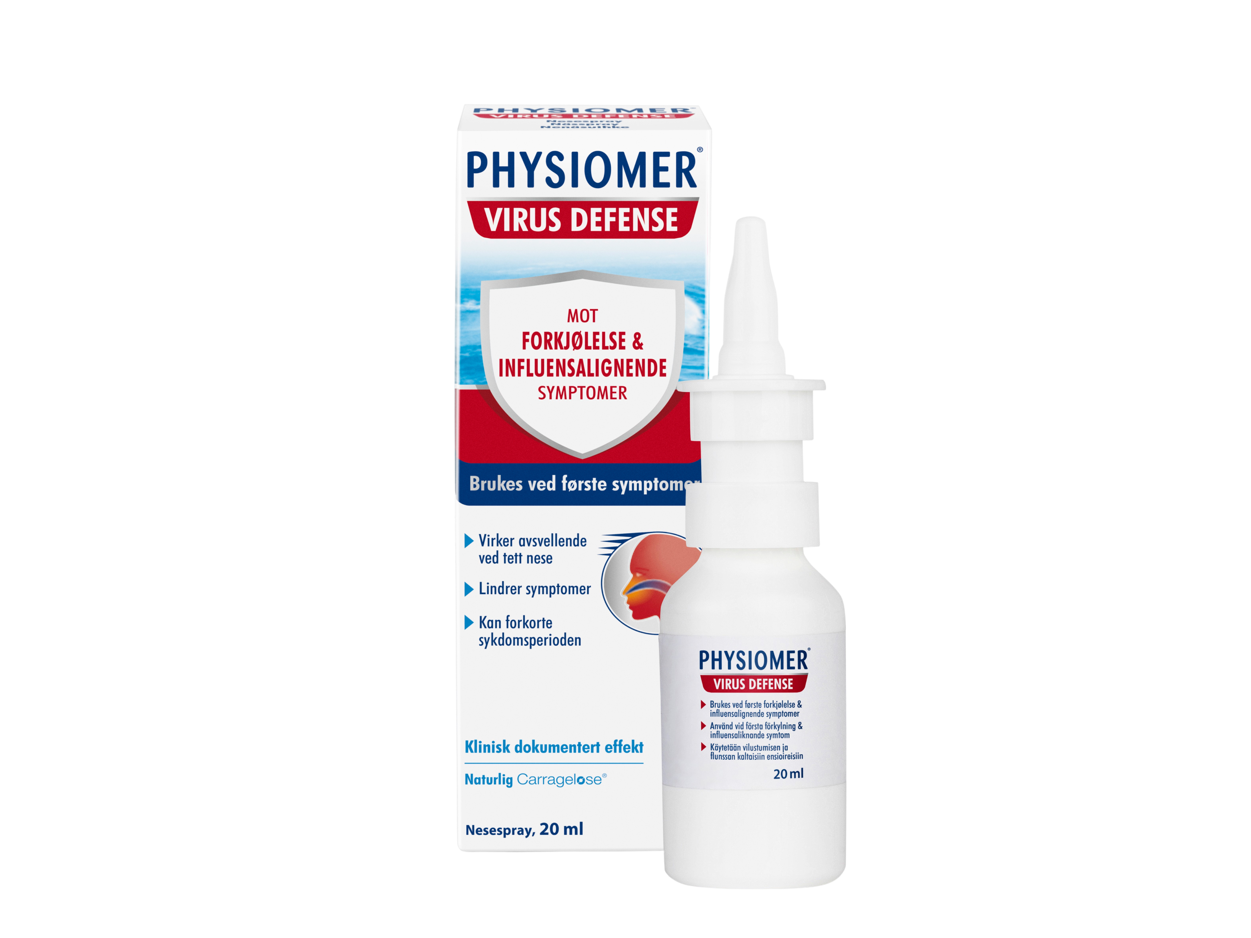 Physiomer Virus Defence nesespray, 20 ml - Forebyggende - Farmasiet.no