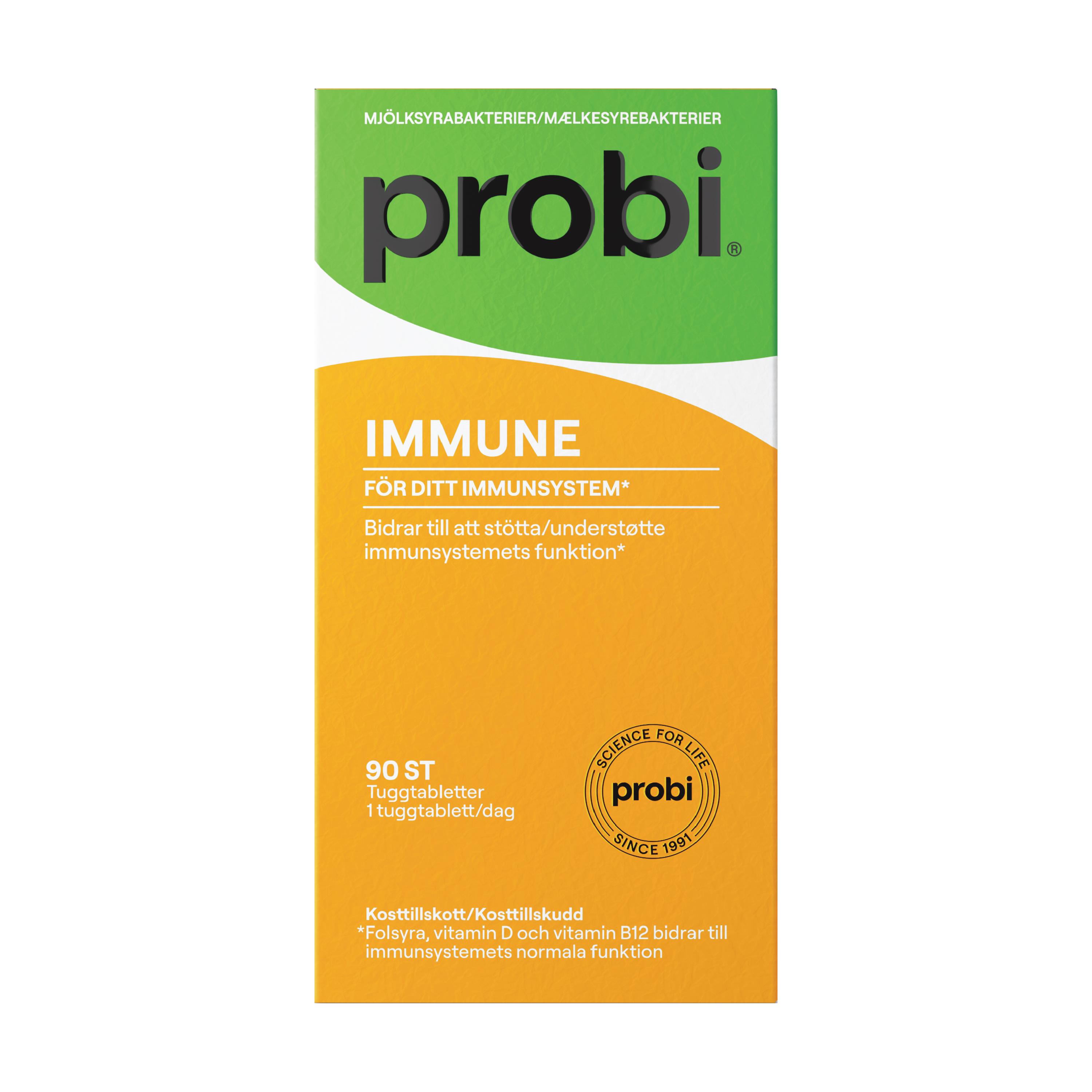 Probi Immune 90 tyggetabletter, 90 stk. - Vitaminer og mineraler ...