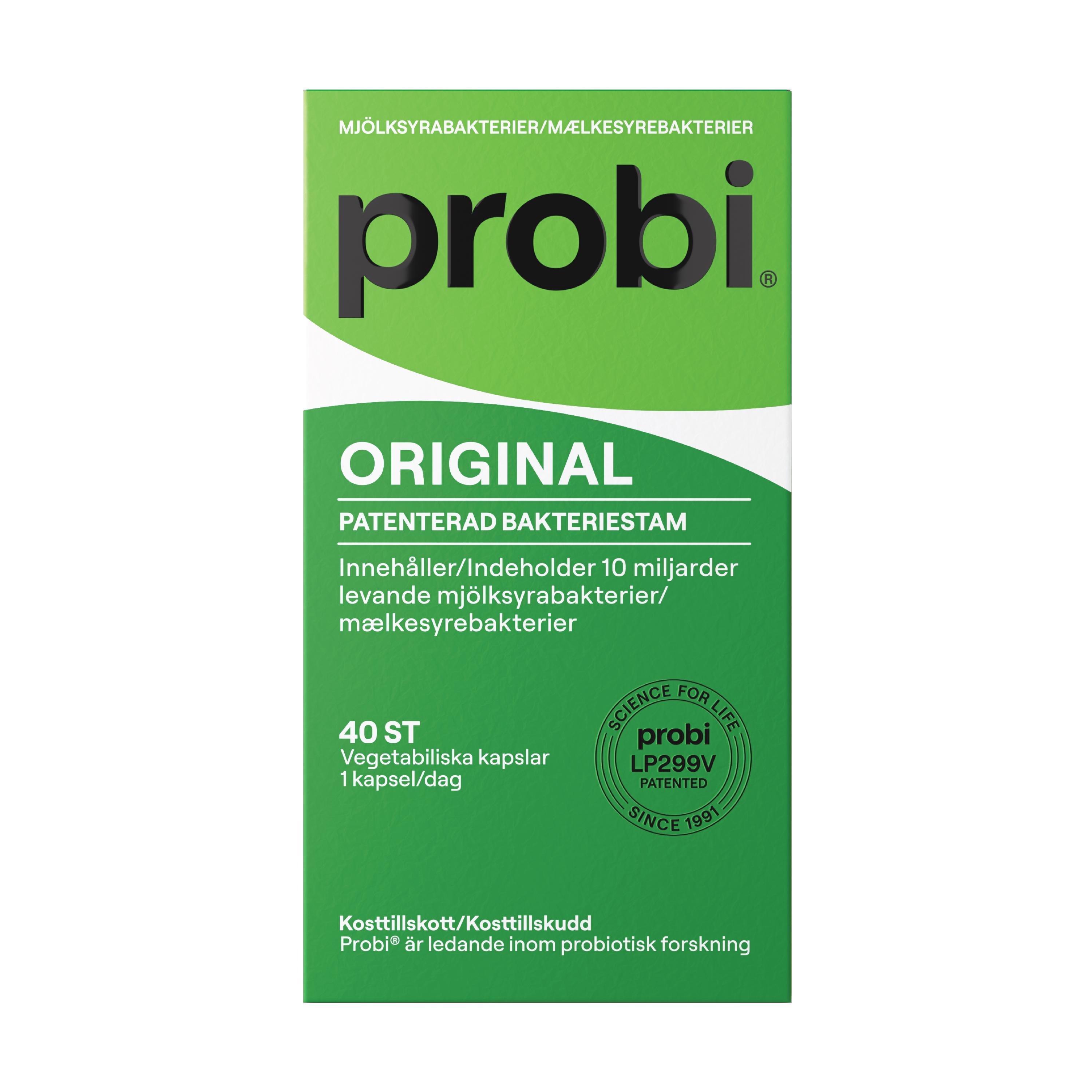 Probi Original Kapsler, 40 stk. - Friskere mage - Farmasiet.no