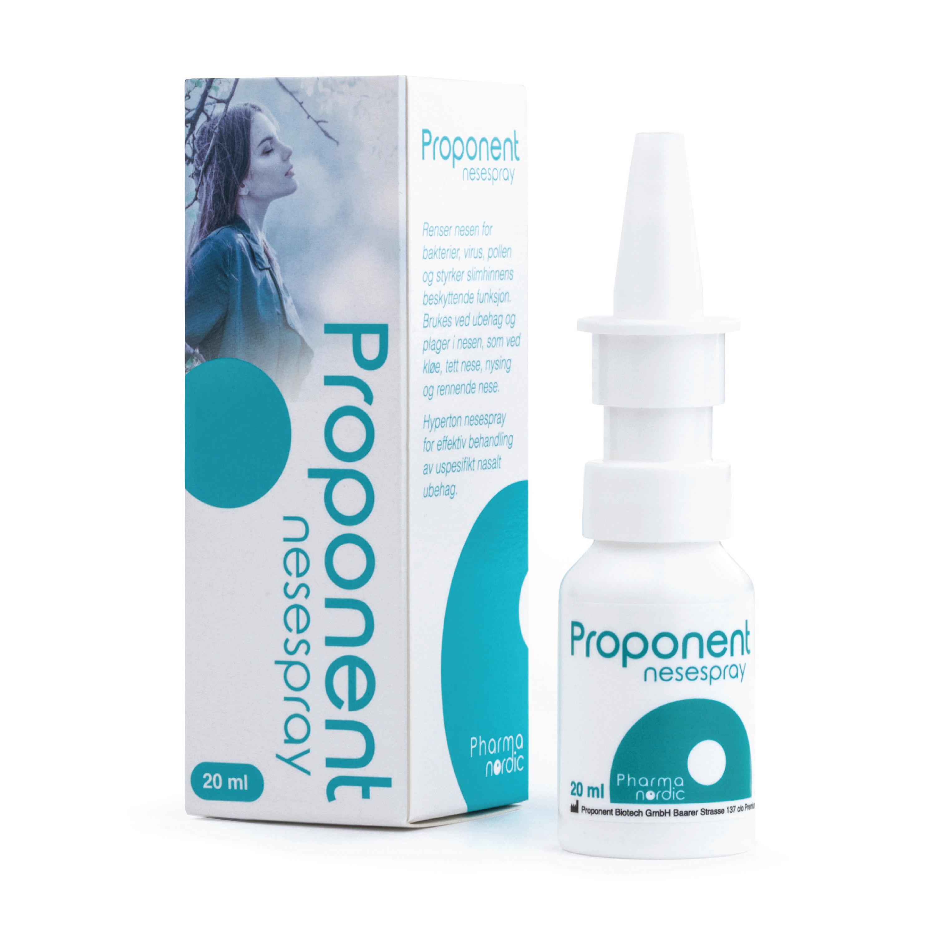 Proponent Nesespray, 20 ml - Nesespray og nesedråper - Farmasiet.no