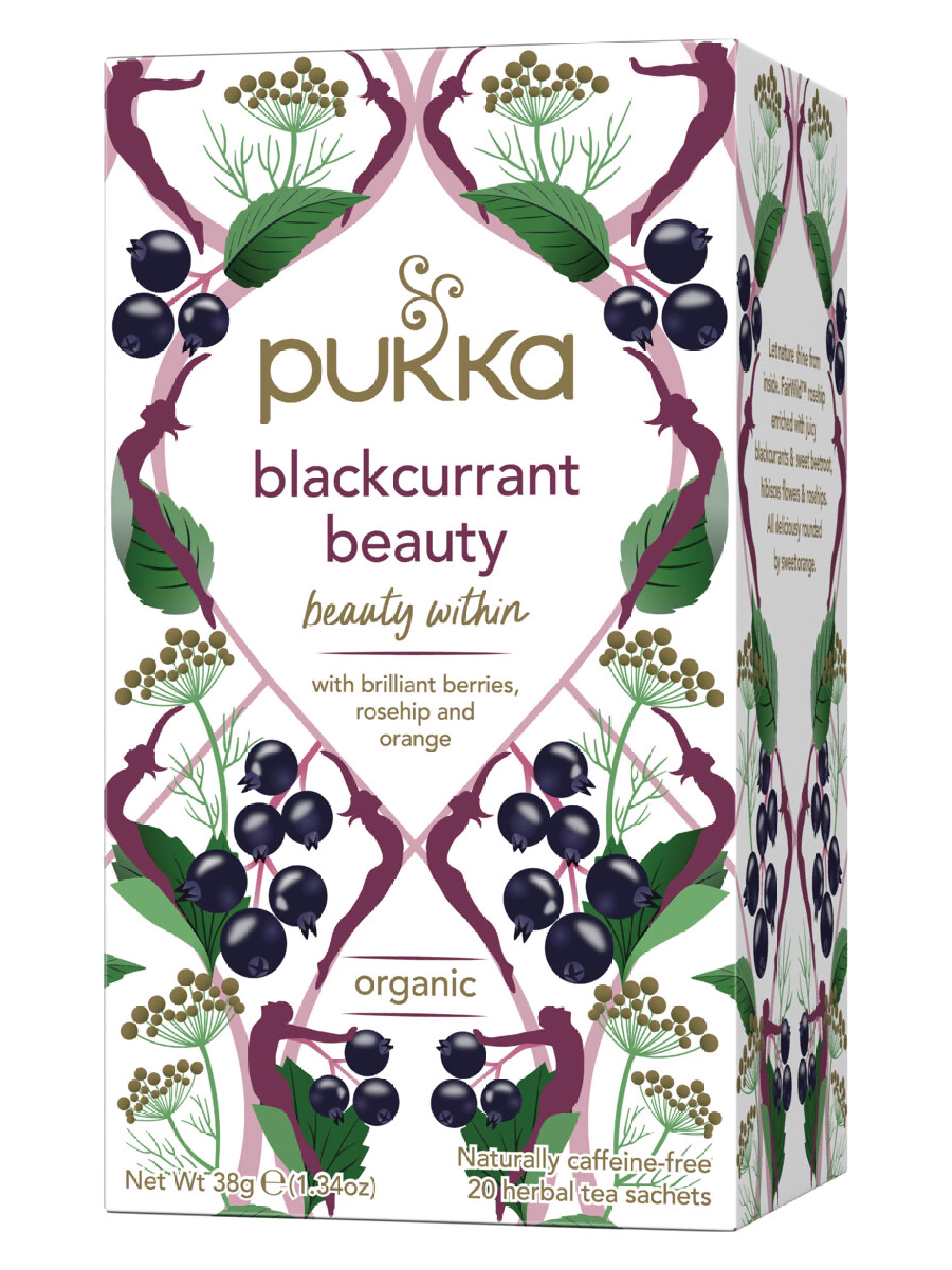 Pukka Te, Blackcurrant Beauty, 20 stk - Mat og produksjon - Farmasiet.no