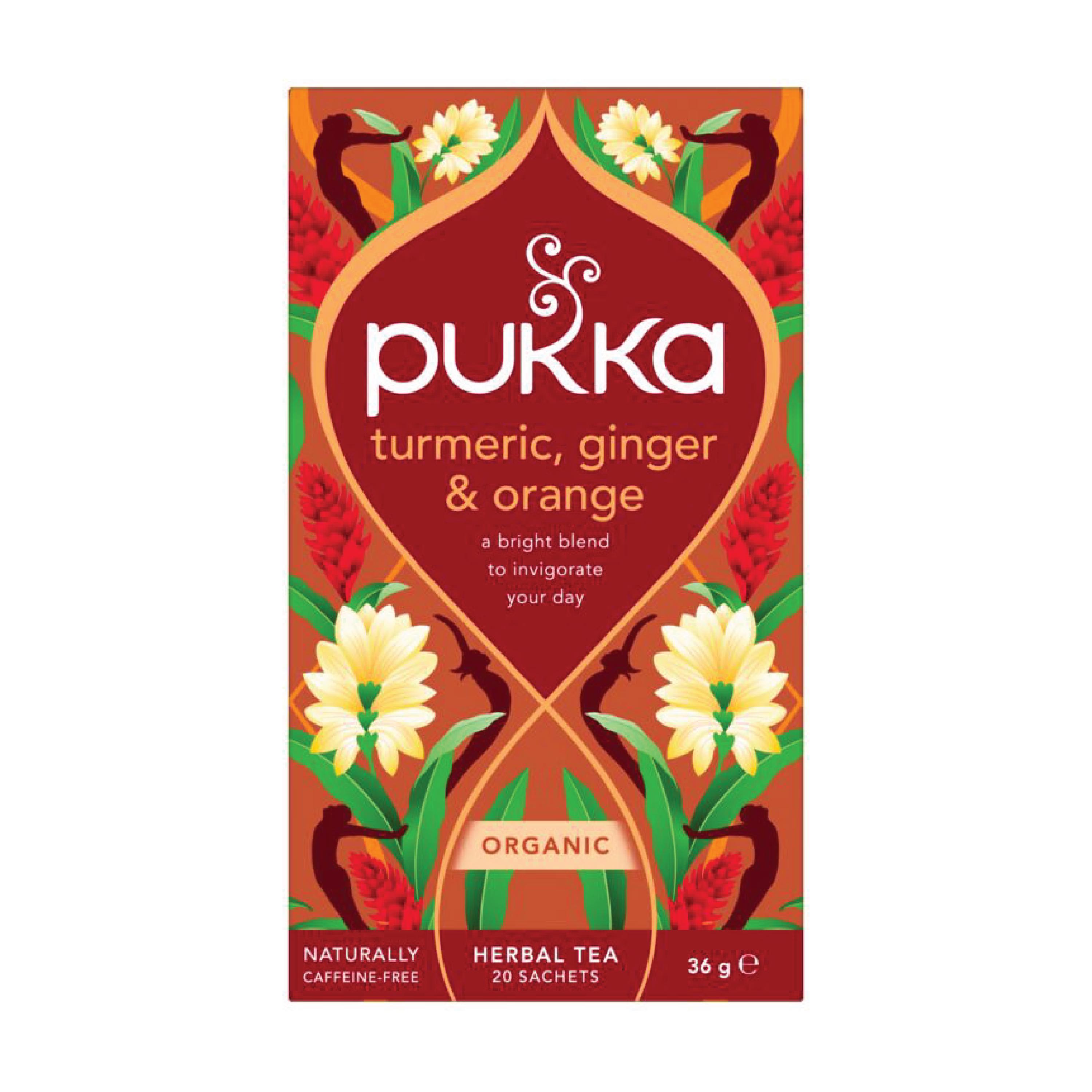 Pukka Te, Turmeric Active, 20 stk. - Mat og produksjon - Farmasiet.no